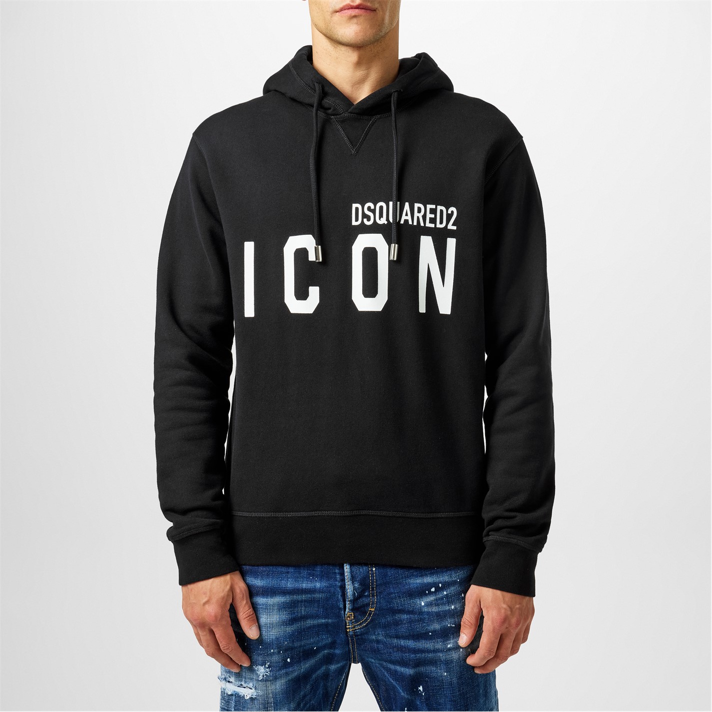 DSQUARED2 | Icon Hoodie | Black 965 | FRASERS
