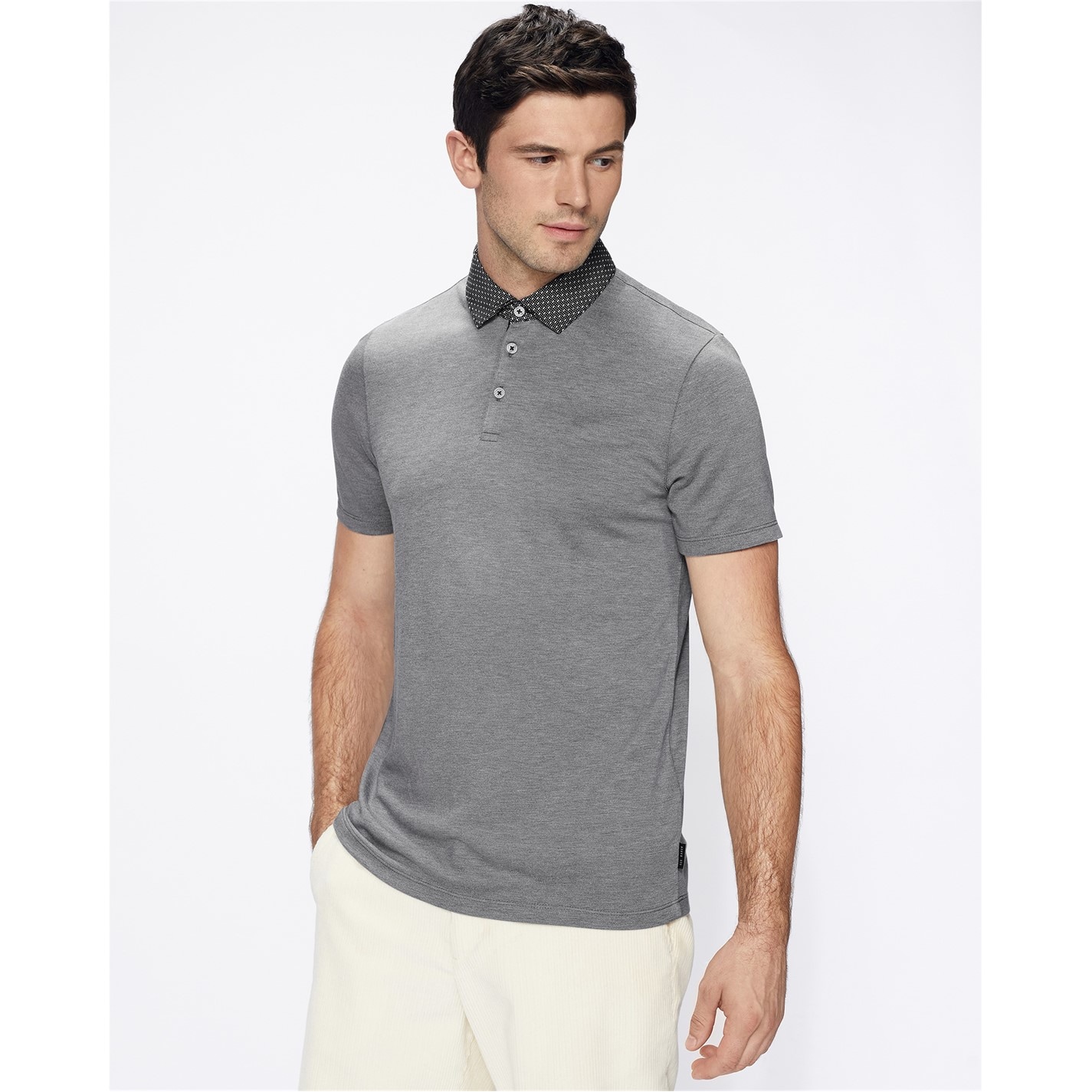 Ted Baker | Frend Polka Polo Shirt | Short Sleeve Polos | FRASERS
