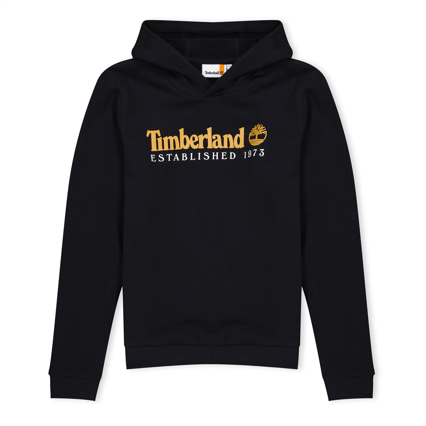 Timberland | Essential Established 1973 Hoodie Boys | Black 09B | FRASERS