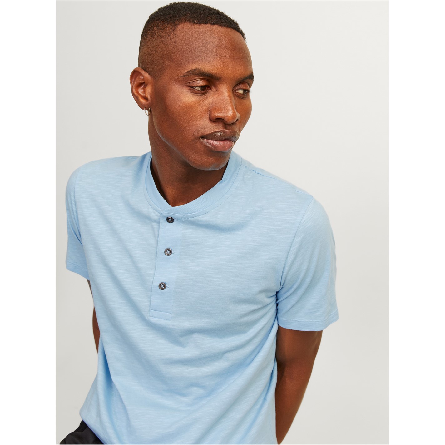 Jack and Jones | Henley Polo Sn99 | Short Sleeve Polos | FRASERS