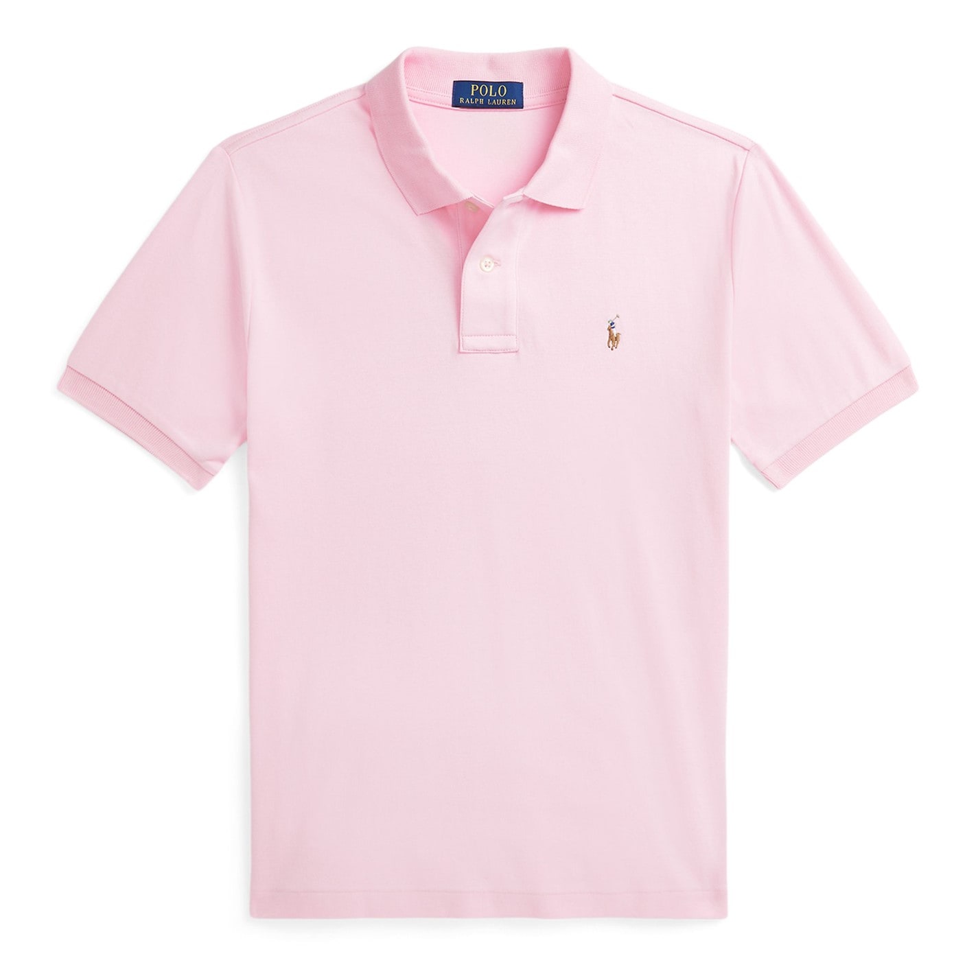 Polo Ralph Lauren | Soft Cotton Polo Shirt | Carmel Pink | FRASERS