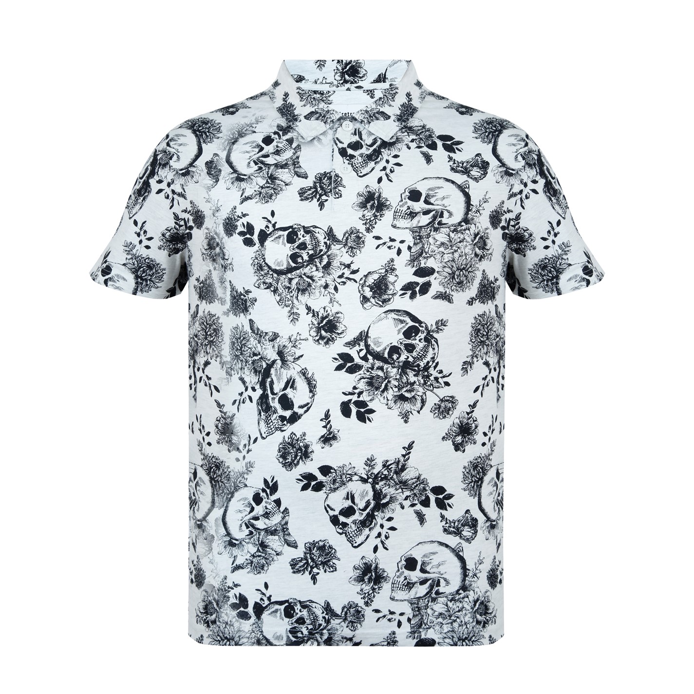 Firetrap | All-Over Print Polo Top Mens | Short Sleeve Polos | FRASERS
