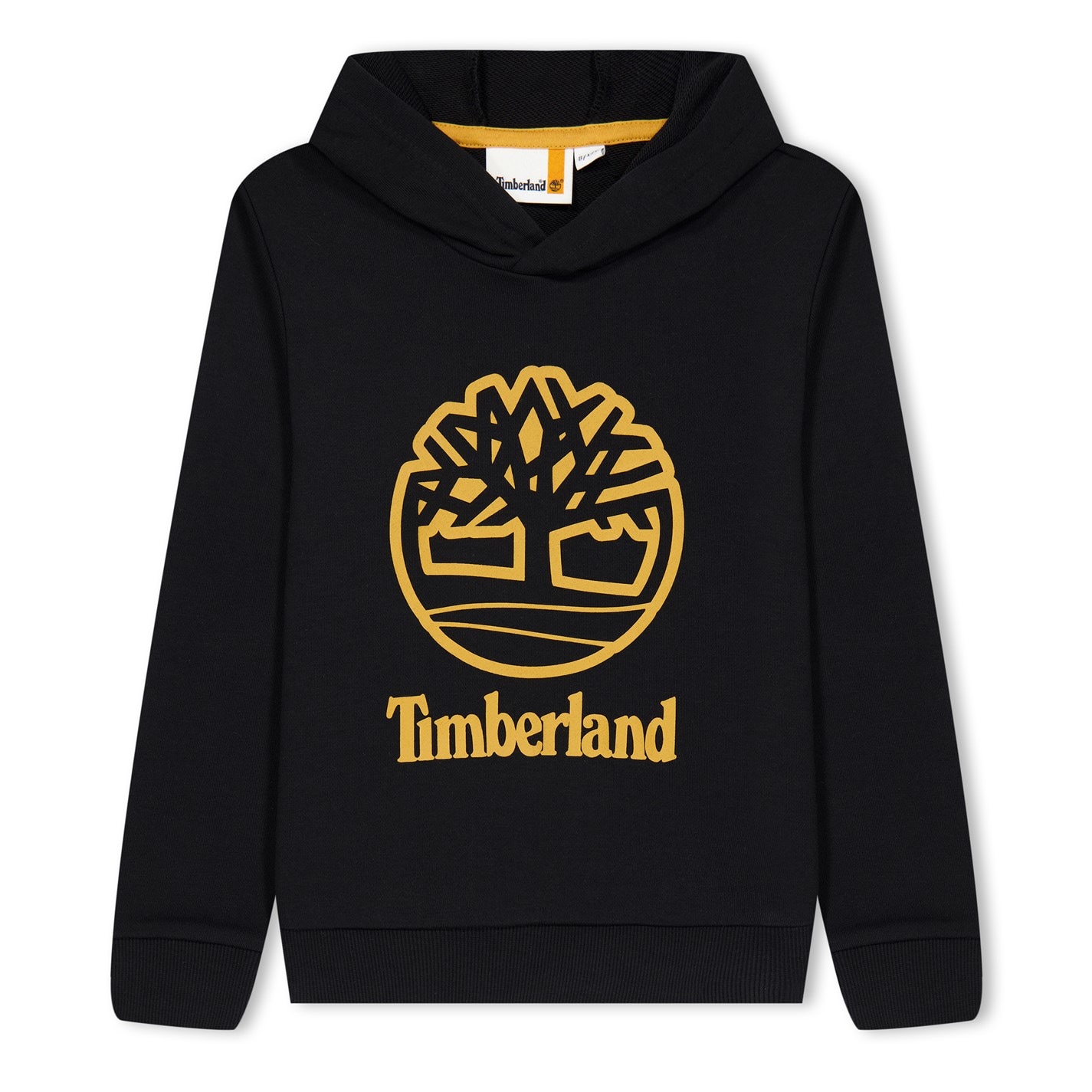 Timberland | Large Tree Logo Hoodie Unisex Junior's | Black 09B | FRASERS