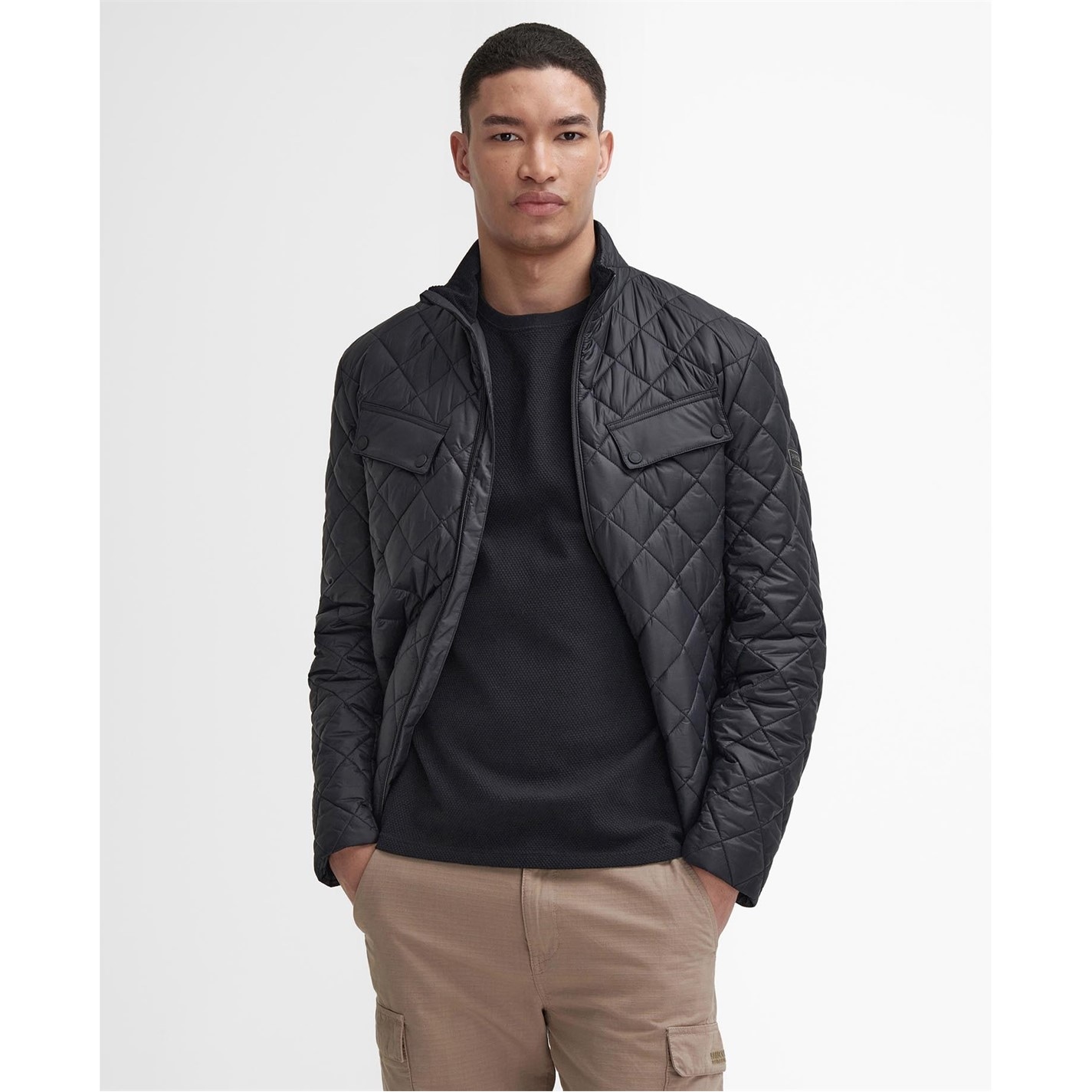 Barbour International | Ariel Box Quilted Jacket | Black Bk11 | FRASERS