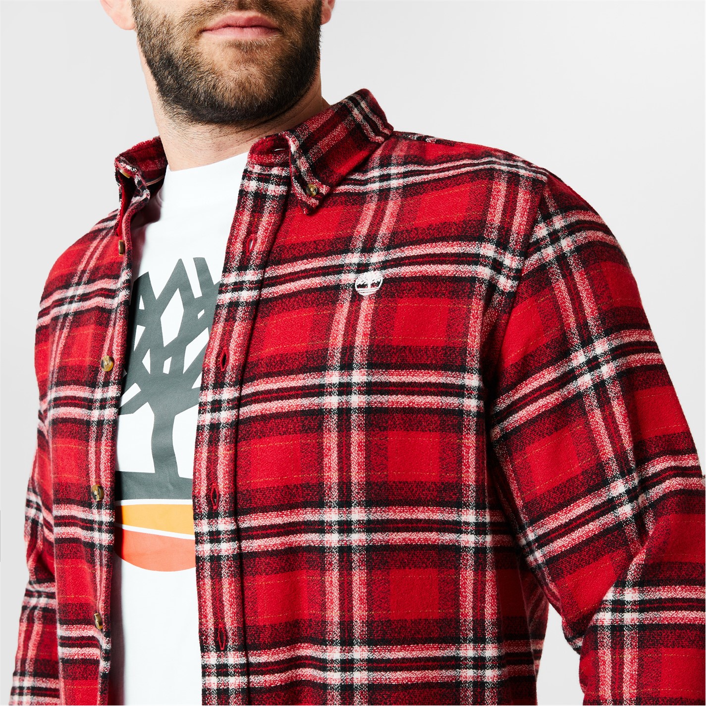 Timberland | Staff Shirt | Scarlet Sage Yd | FRASERS