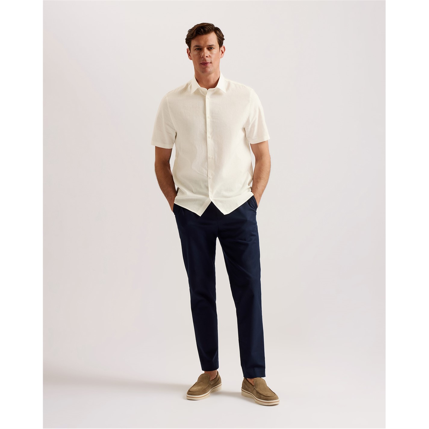Ted Baker | Ted Naires Short Sleeve Shirt | Plain Shirt - Short Sleeve | FRASERS