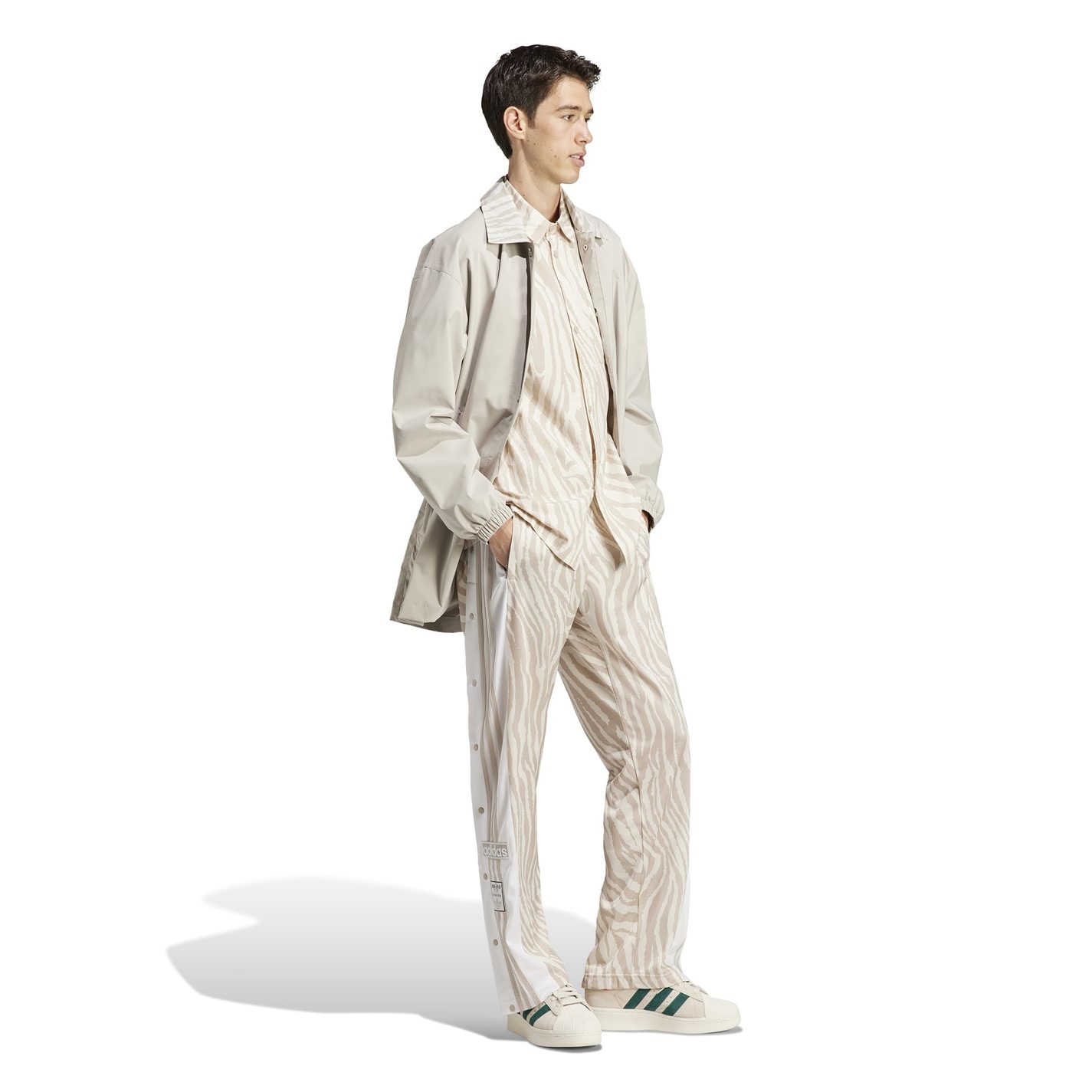 adidas | Animal Aop Sh Sn99 | Beige | FRASERS