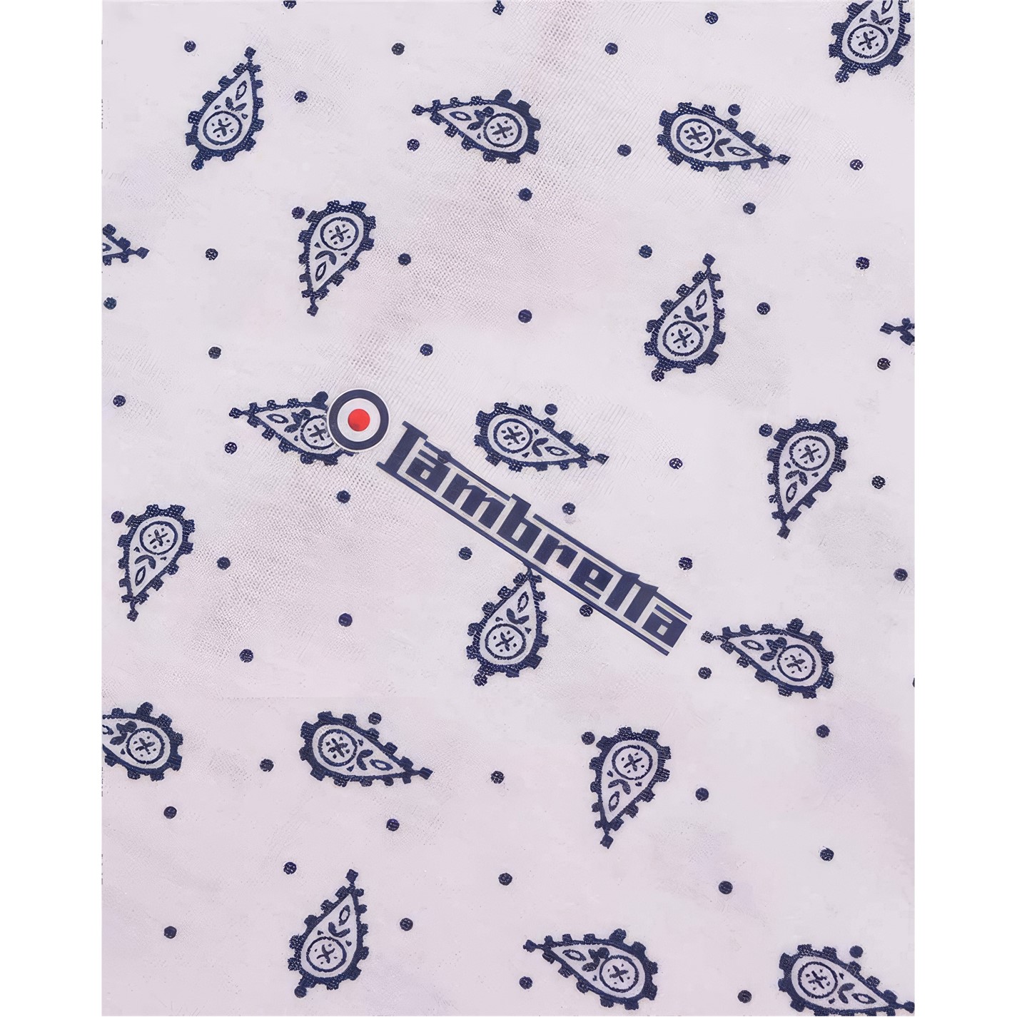 Lambretta | AOP Print Tee | White/Navy | FRASERS