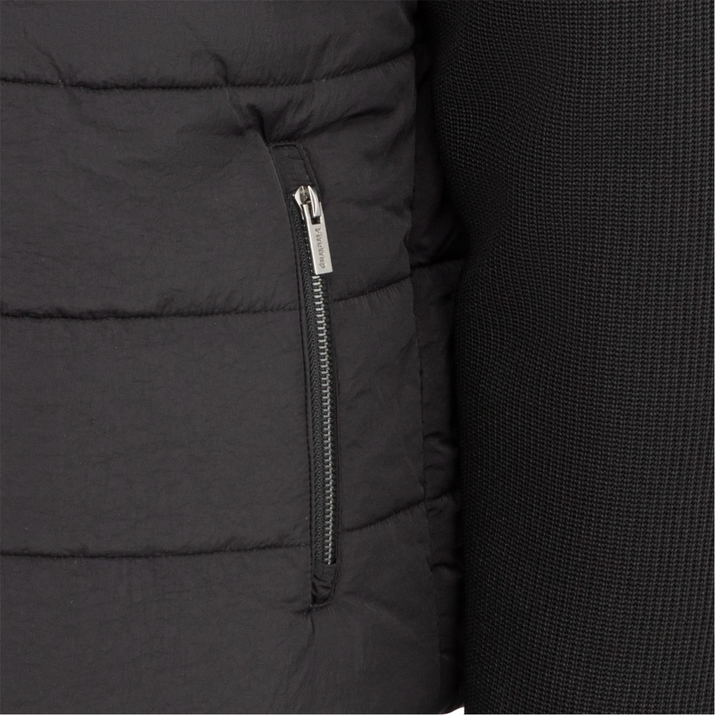 Firetrap | Sartorial Padded Quilted Long Sleeve Hybrid Jacket | Hybrid ...