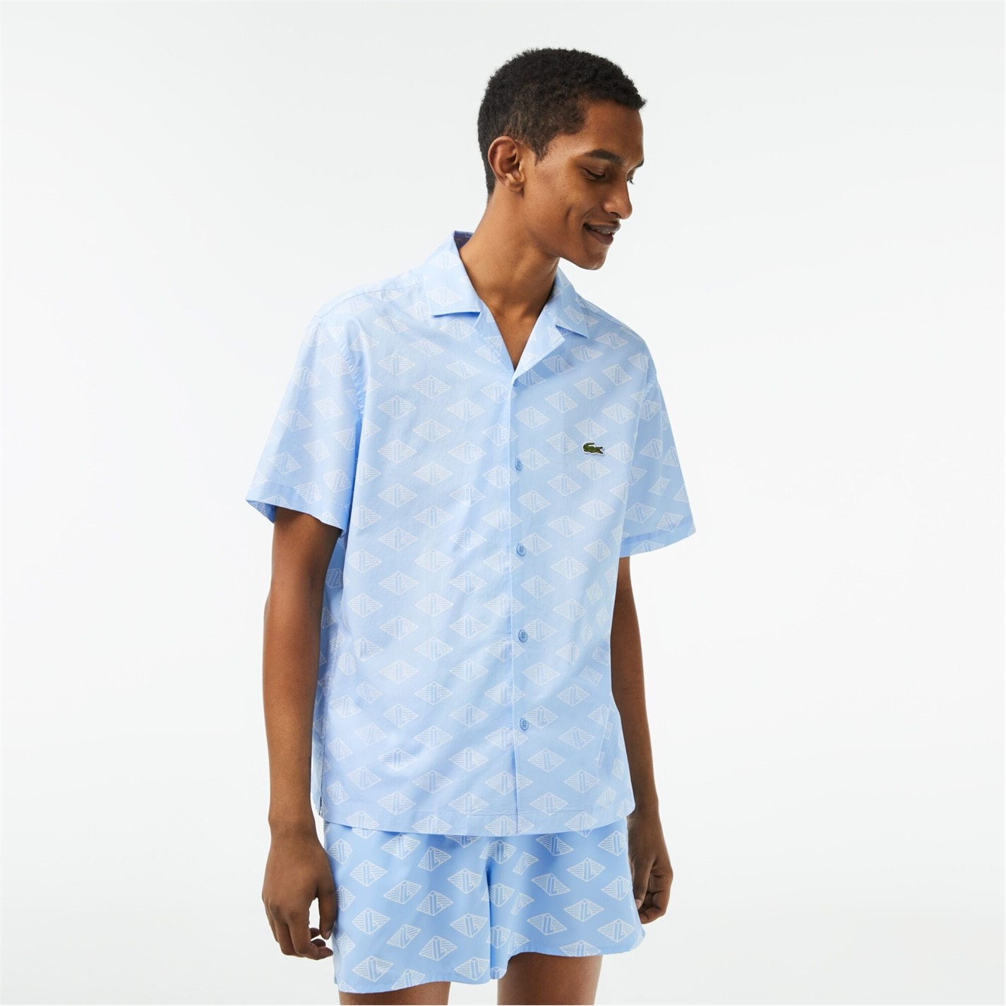 Lacoste | Lacoste All Over Print Shirt | Overview/Flour | FRASERS