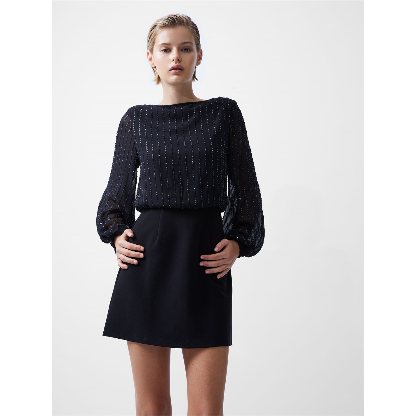 French Connection | Women's Effy Sequin Shift Dress | Shift Dresses ...