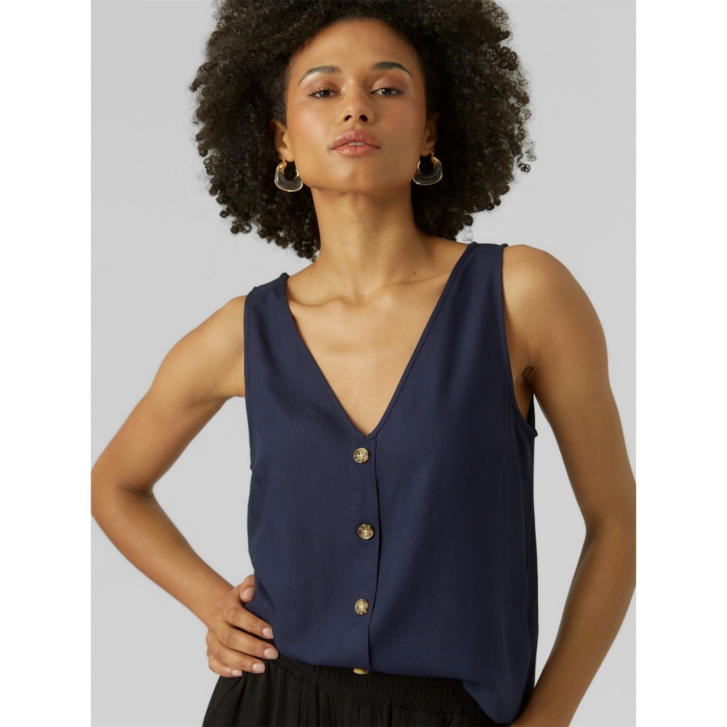 Vero Moda | VMBumpy Sleeveless Top | Blouses - Short Sleeve | FRASERS