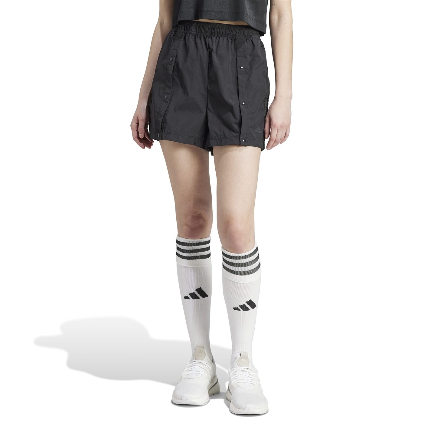 adidas | Tiro Snap Button Shorts Womens | Black | FRASERS