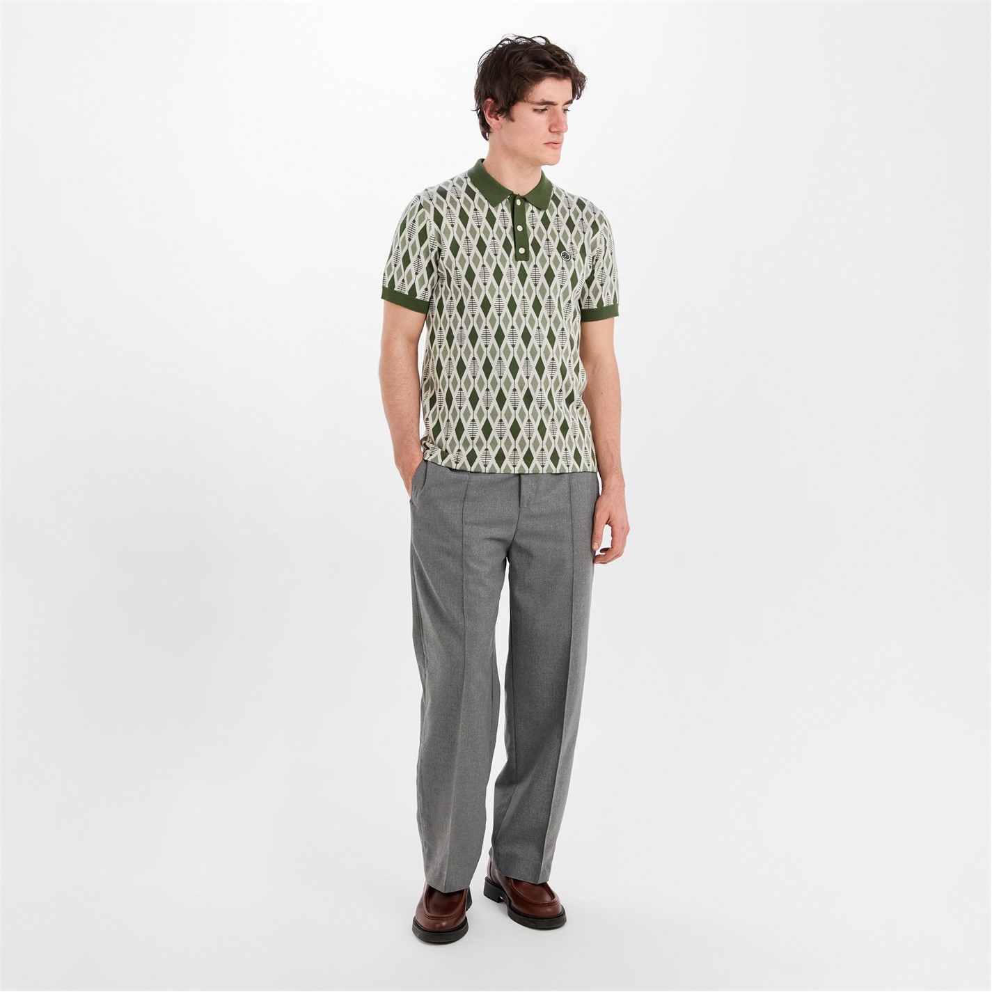 Pretty Green | Roxy Knit Polo | Short Sleeve Polos | FRASERS