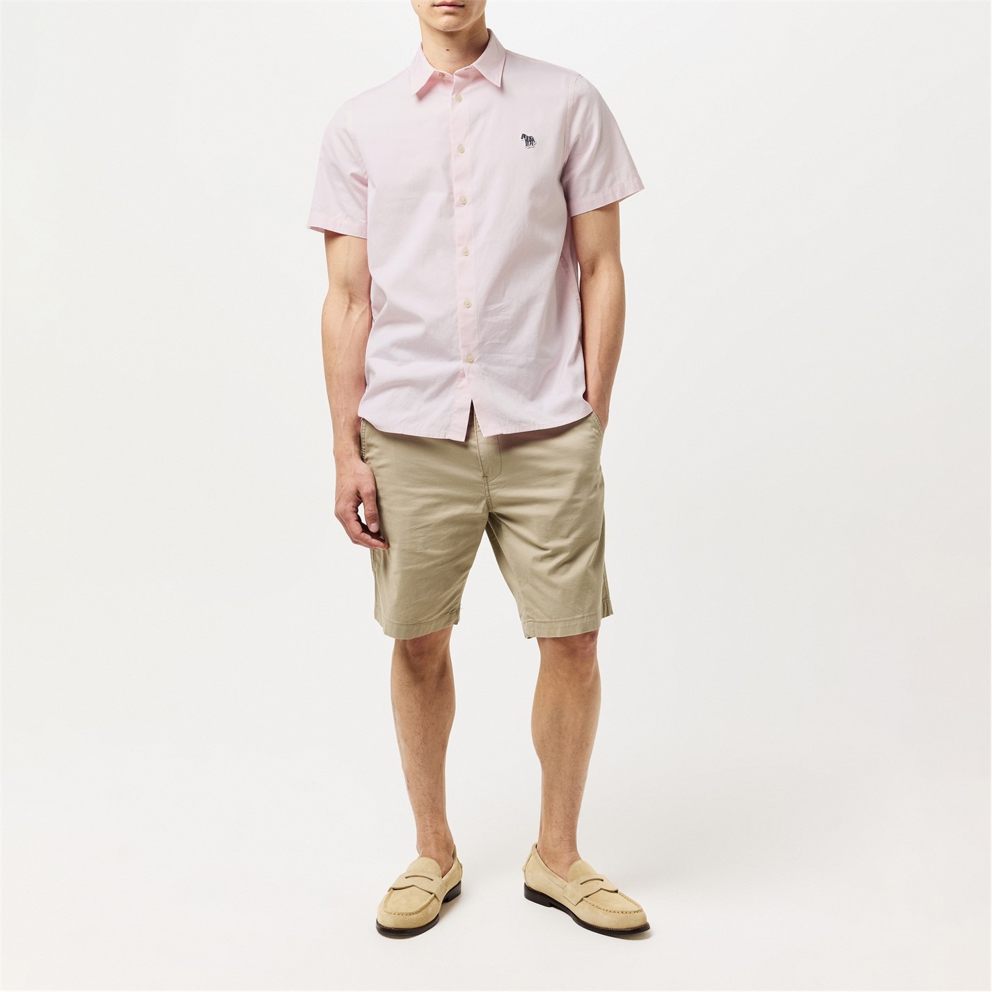 PS Paul Smith | Zebra Short Sleeve Shirt | Plain Shirt - Short Sleeve ...