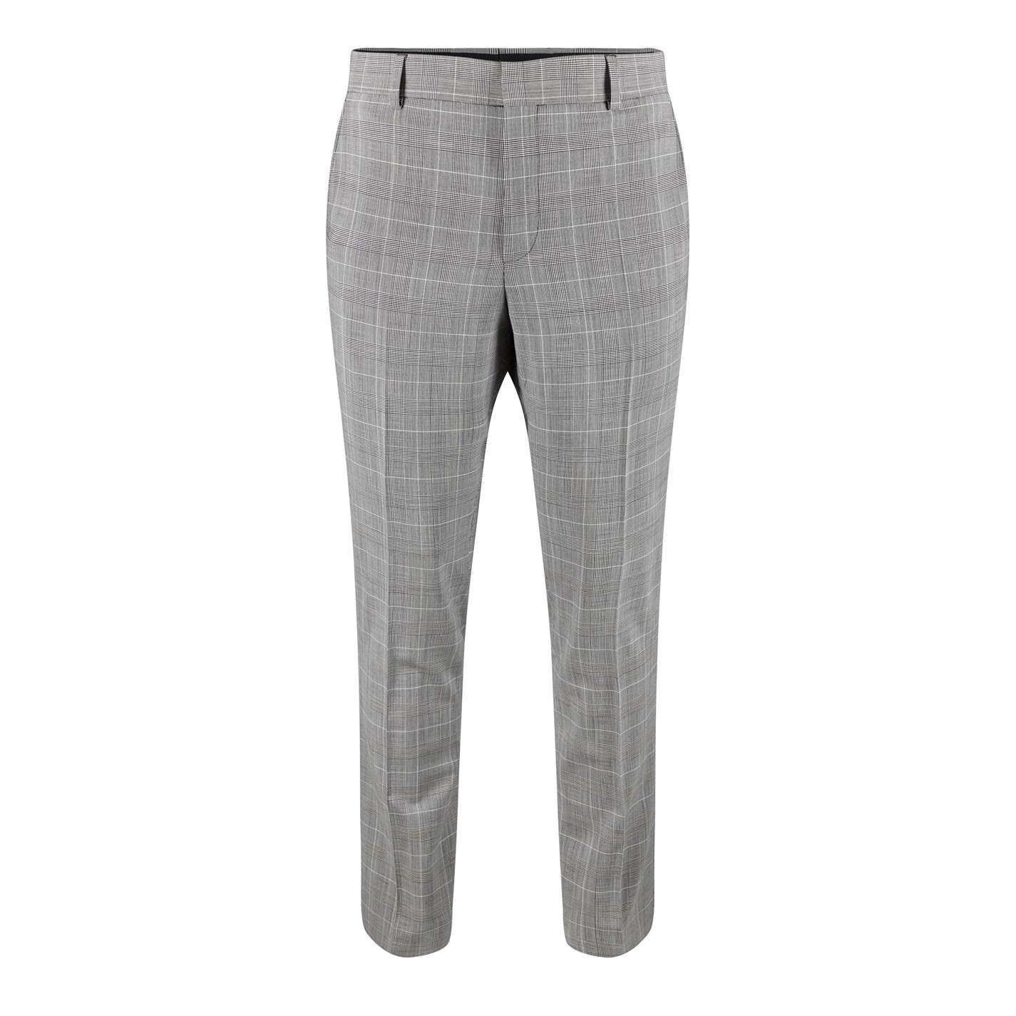 Without Prejudice | Perrin Slim Fit Check Suit Trouser | Black/White ...