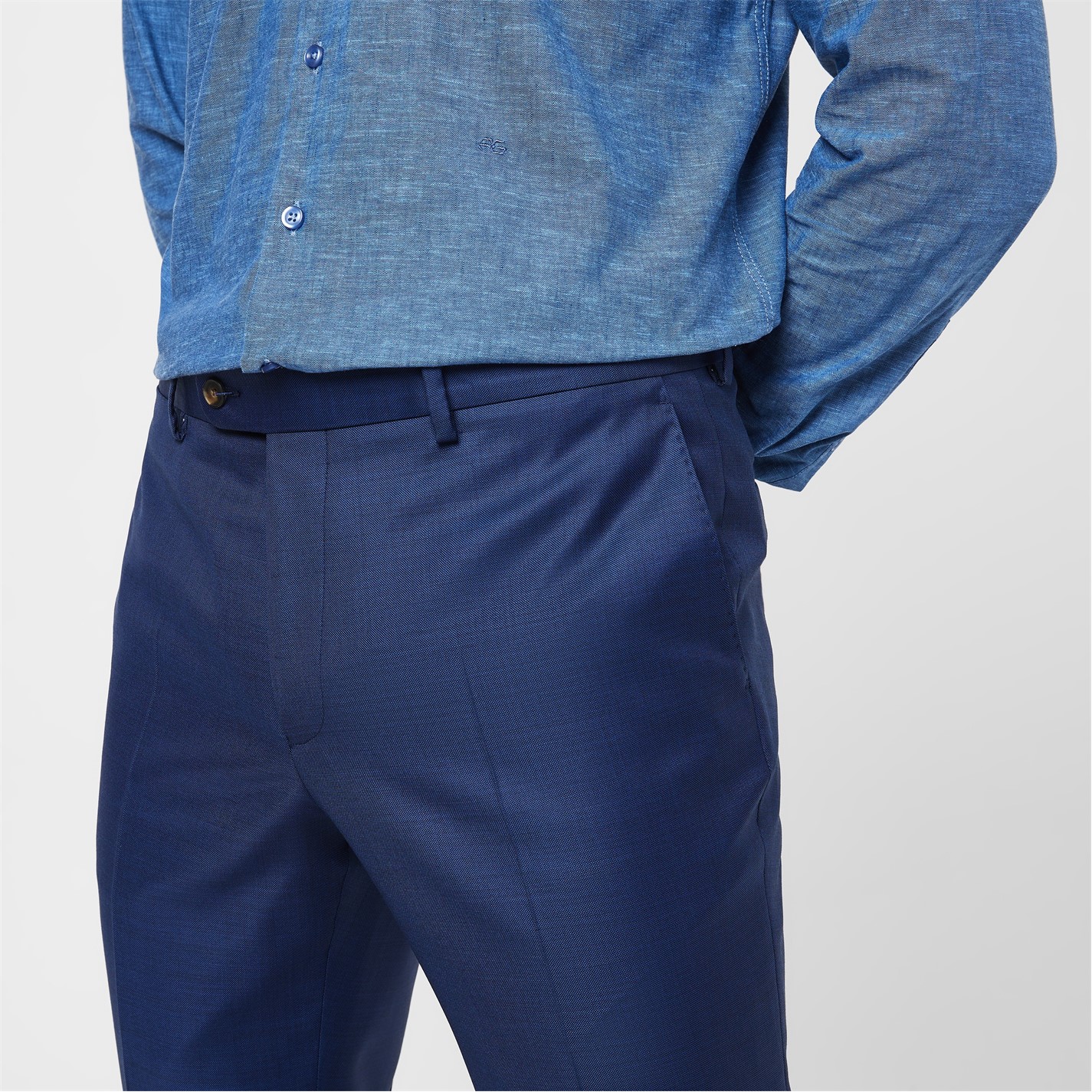 Patrick Grant Studio | Patrick Suit Trousers | Cobalt | FRASERS