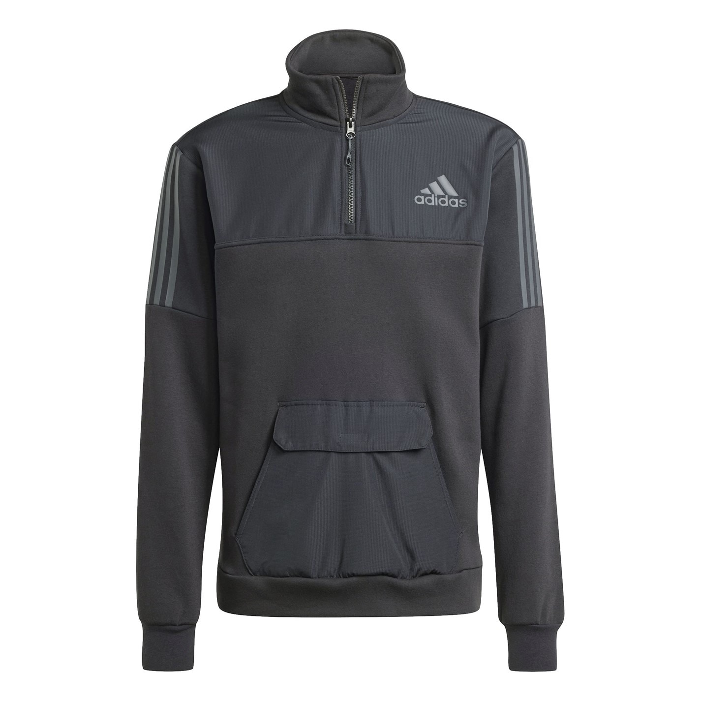 adidas | Quarter Zip Tech Track Jacket Mens | 1/4 Zip Fleece Tops | FRASERS