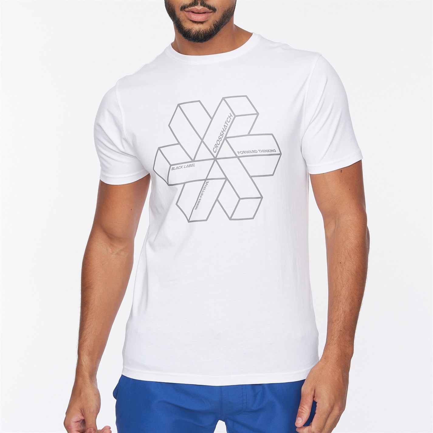 Crosshatch | Allred T- Shirt Mens | Regular Fit T-Shirts | FRASERS