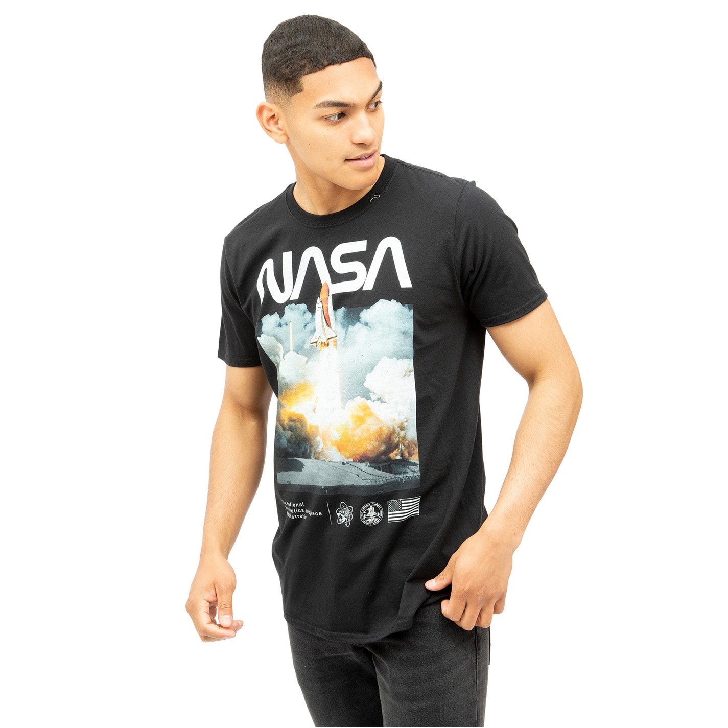 NASA | T-Shirt | Black | FRASERS