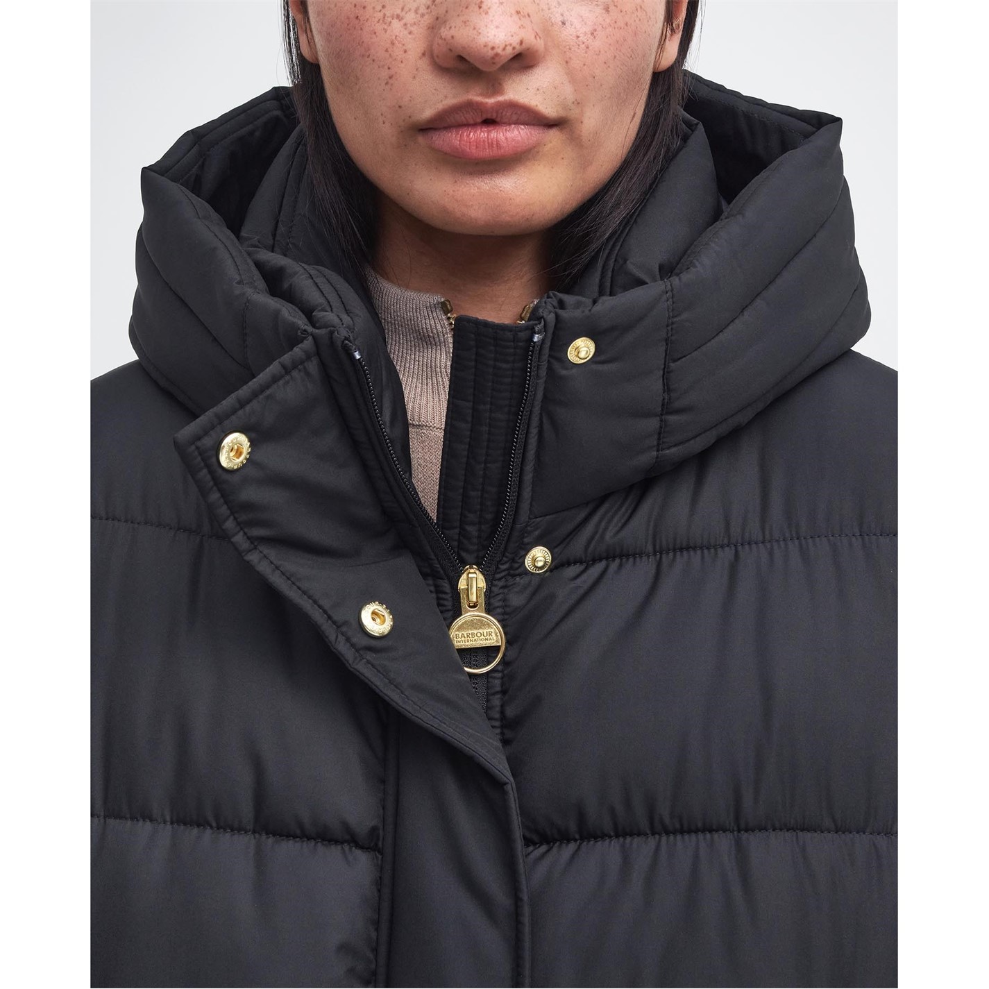 Barbour International | Barron Longline Puffer Jacket | Long Puffer Jackets | FRASERS