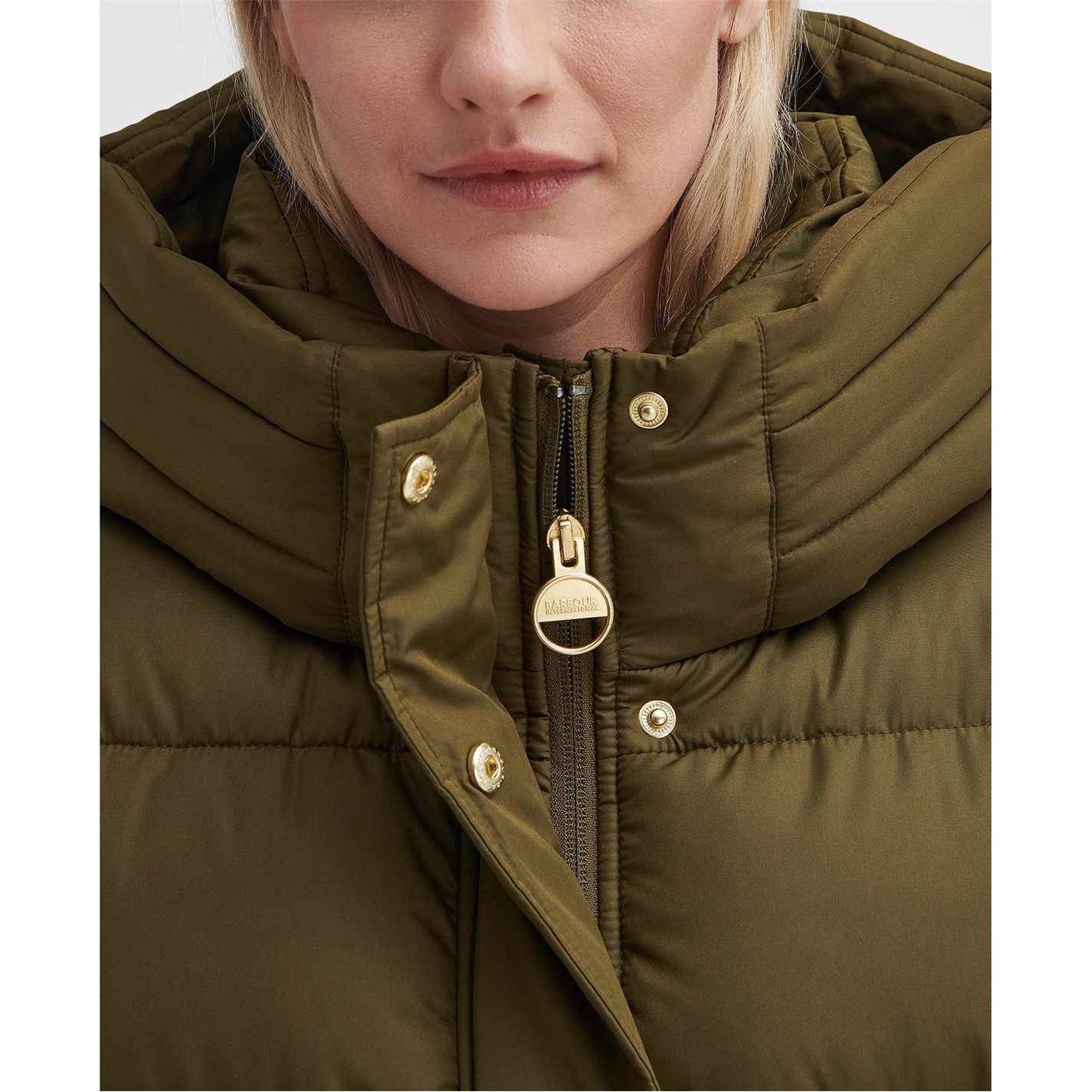 Barbour International | Barron Longline Puffer Jacket | Long Puffer ...