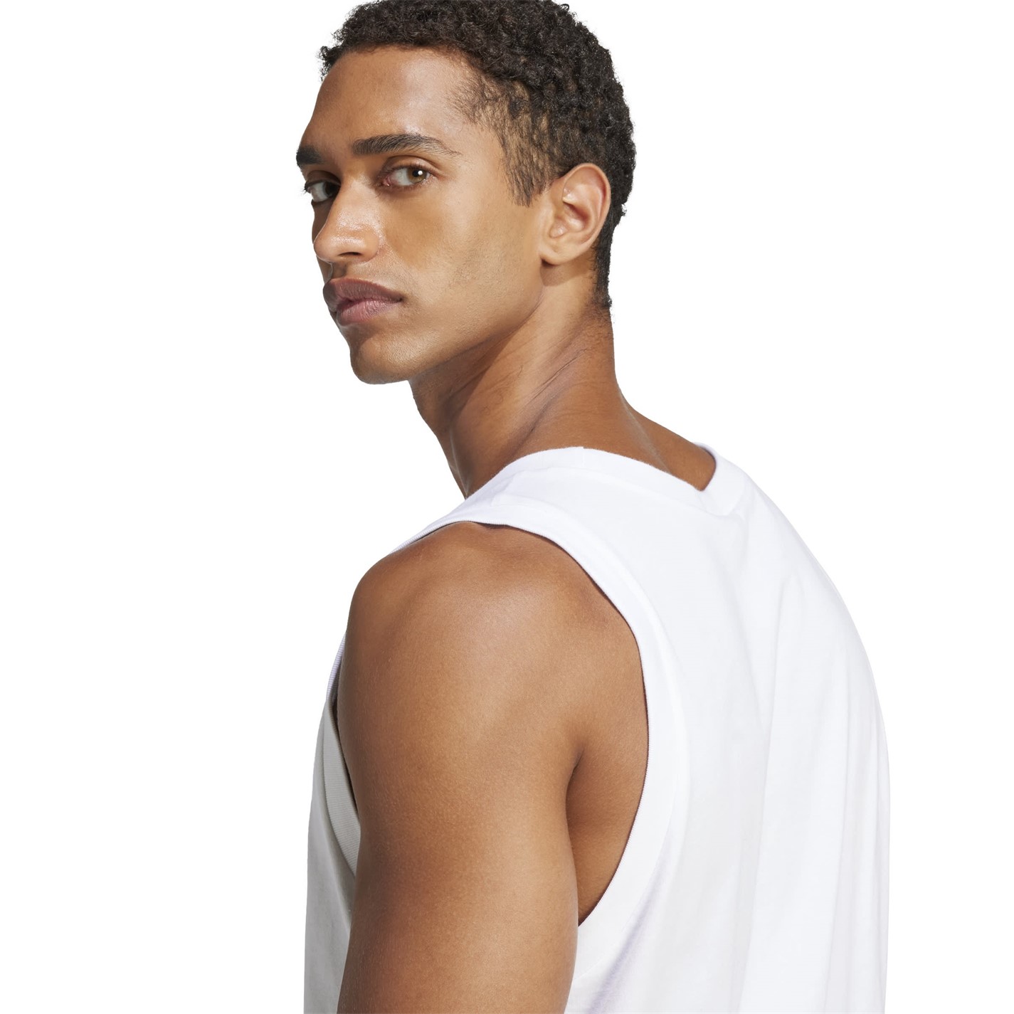 adidas | Essentials Small Logo Tank Top Mens | Muscle Vests | FRASERS