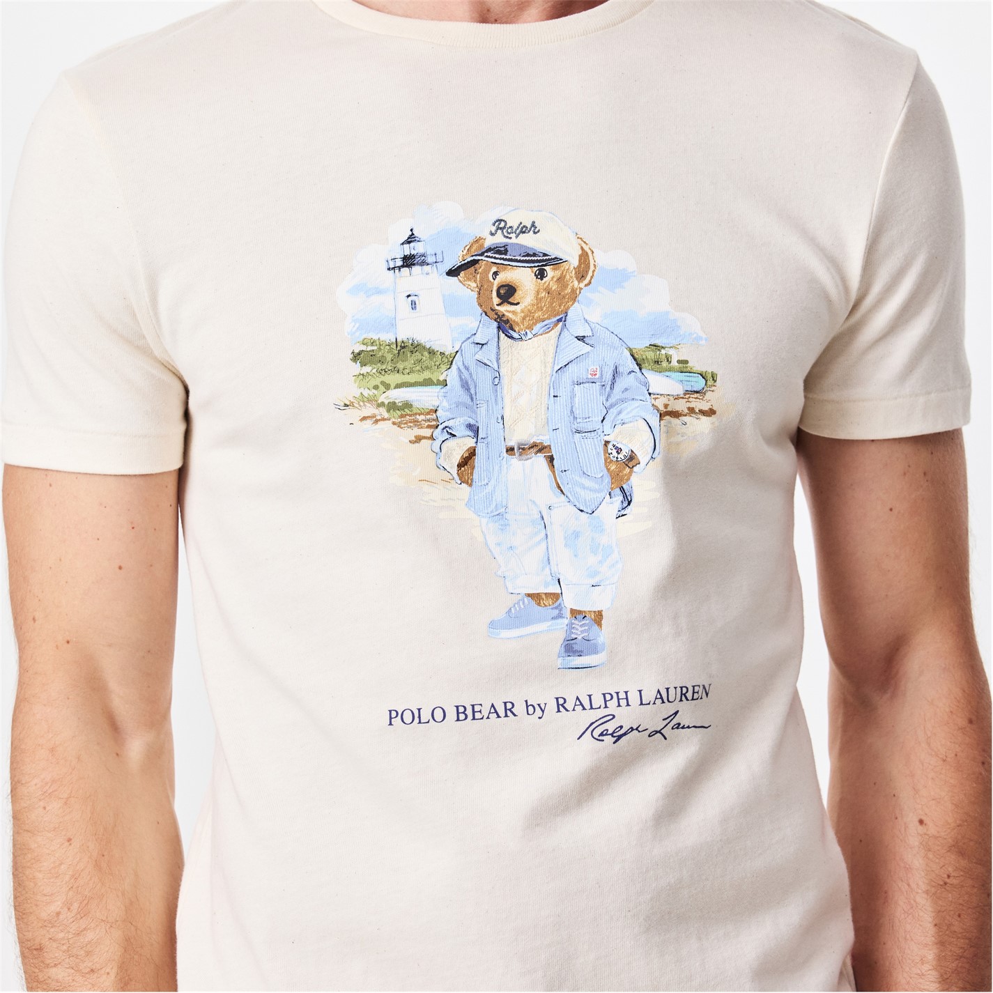 Polo Ralph Lauren | Custom Slim Fit Polo Bear Jersey T-Shirt | Nevis Bear | FRASERS