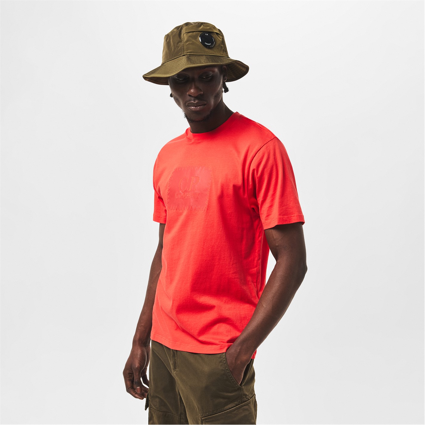 CP COMPANY | Men's Block Logo Regular Fit T-Shirt | Regular Fit T ...