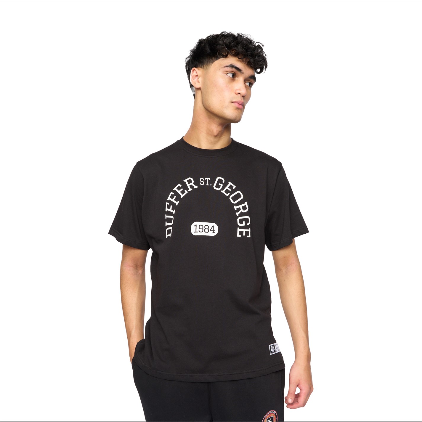Duffer | Arch T-Shirt | Black | FRASERS