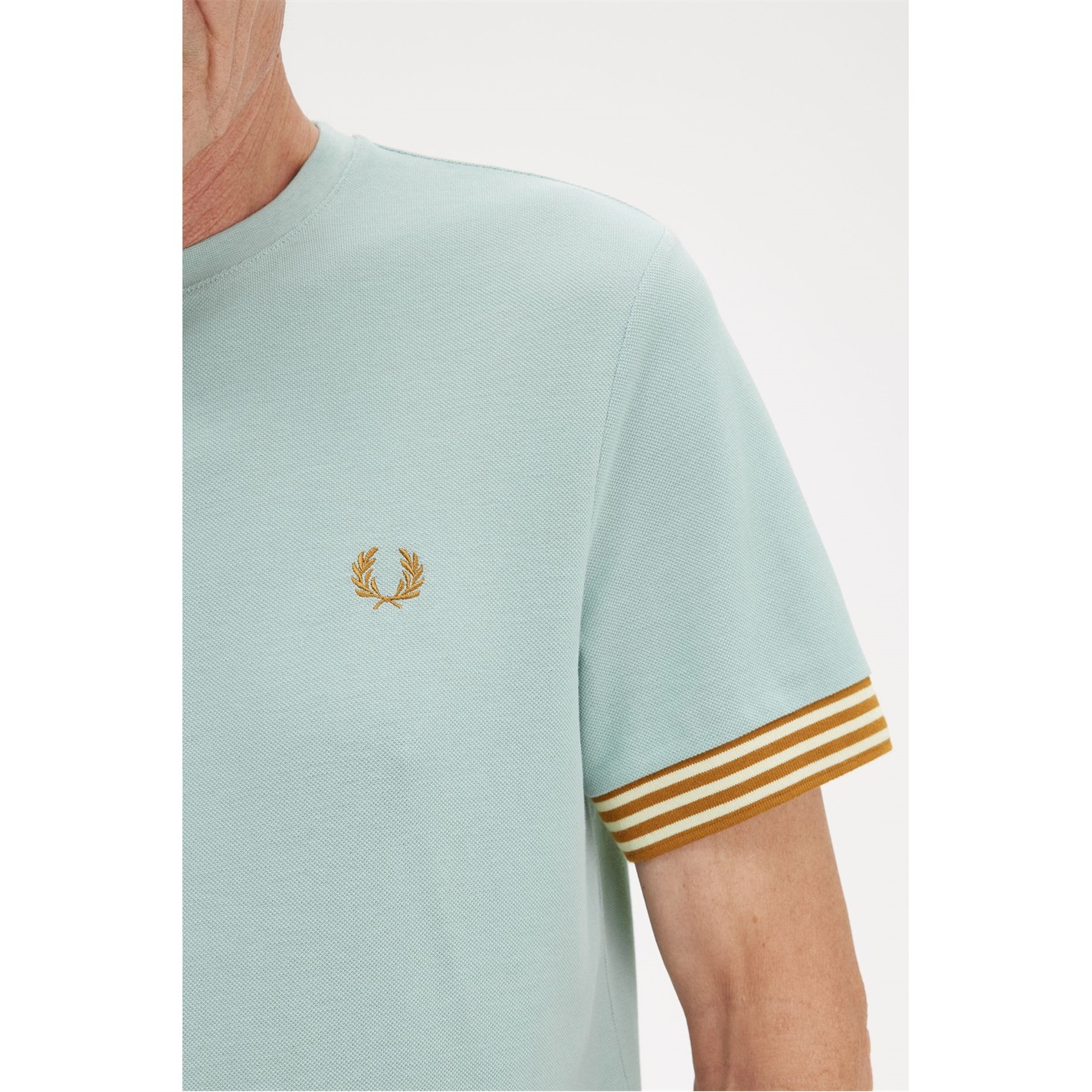 Fred Perry | Stripe Cuff T-Shirt | Regular Fit T-Shirts | FRASERS