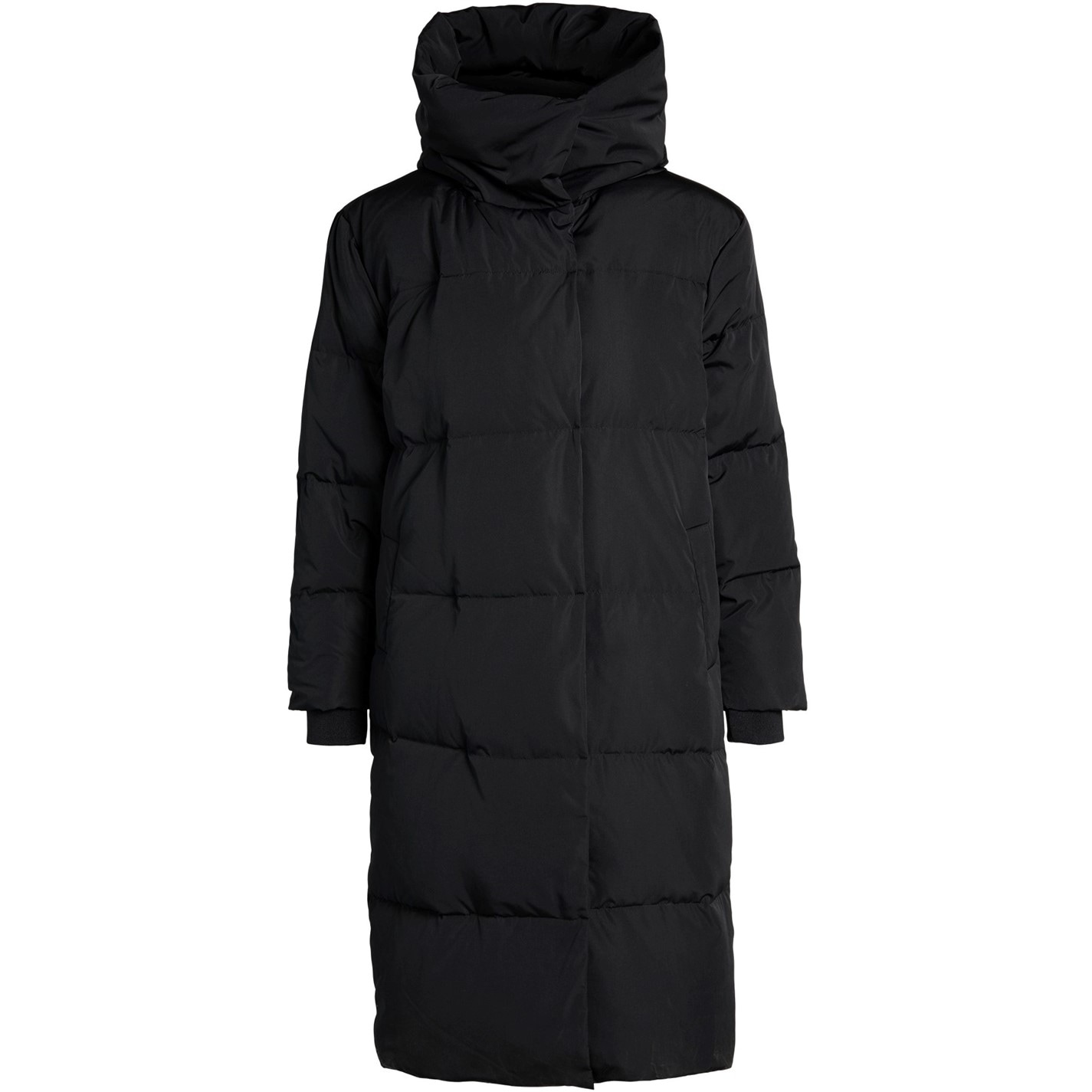 Object | Louise Long Puffer Jacket | Black | FRASERS