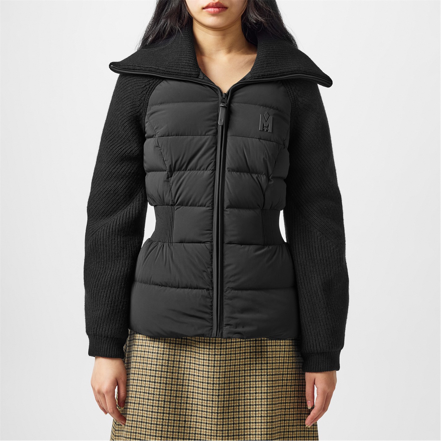 MACKAGE | Foxy Mixed Media Jacket | Black | FRASERS