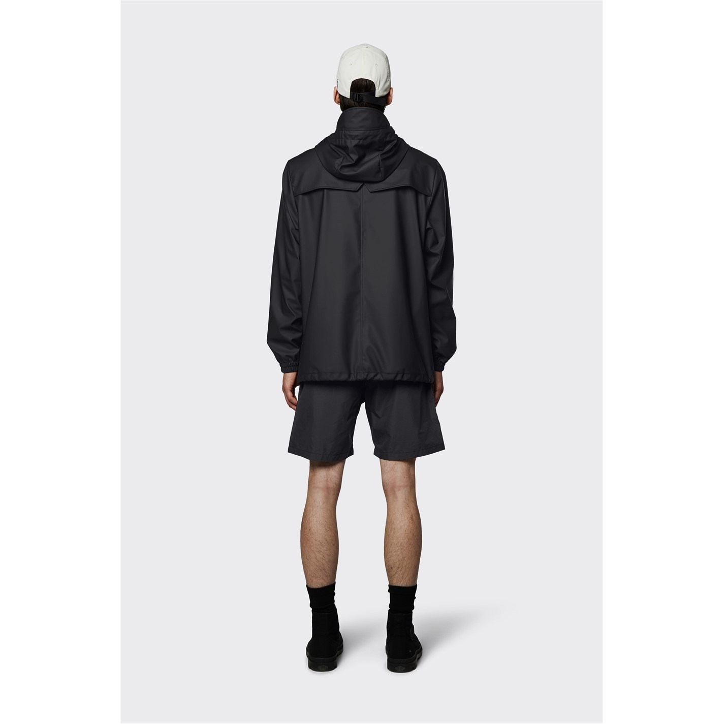 Rains | Men's Storm Breaker Water Resistant Hooded Long Sleeve Rain ...