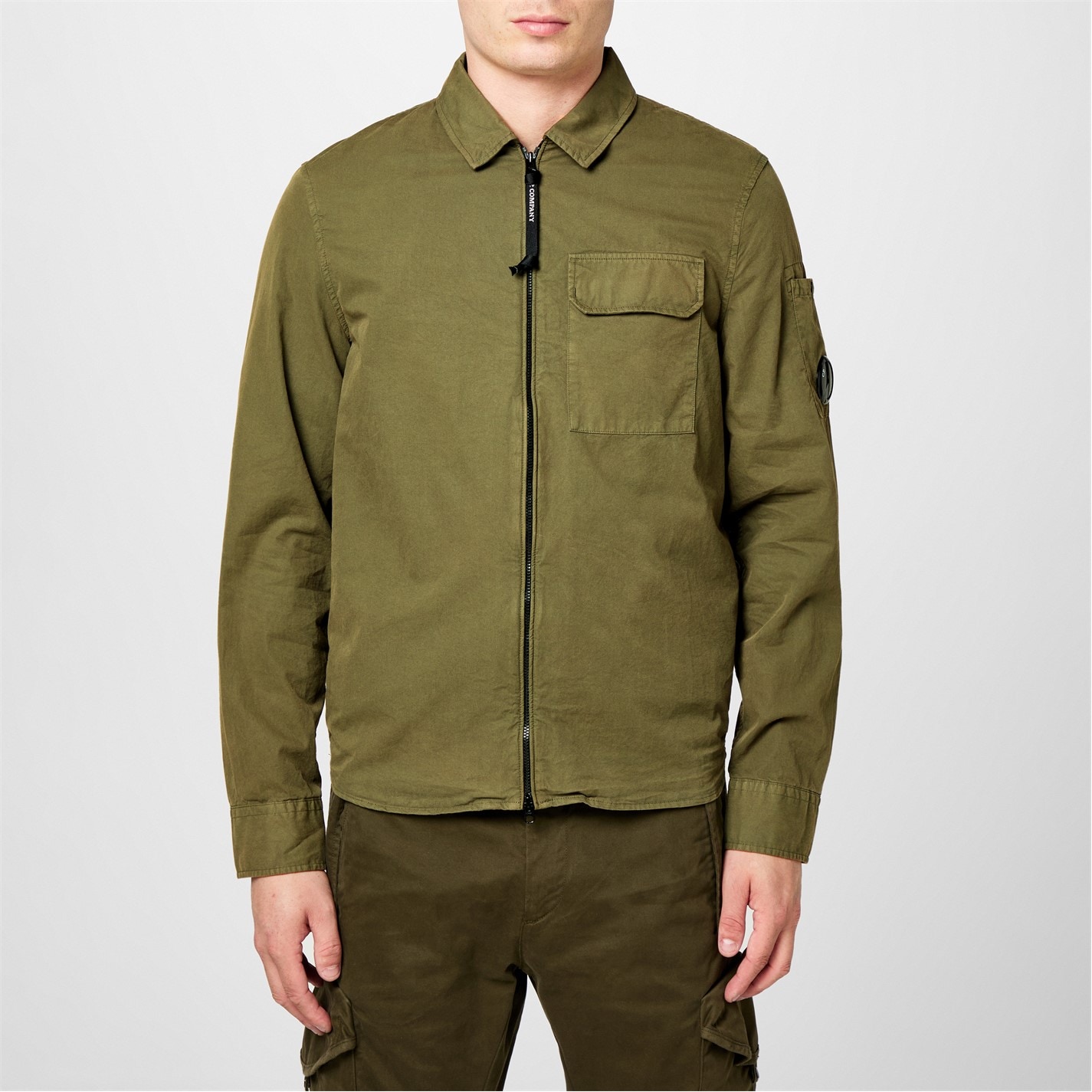 CP COMPANY | Men's Full-Zip Overshirt | Overshirts | FRASERS