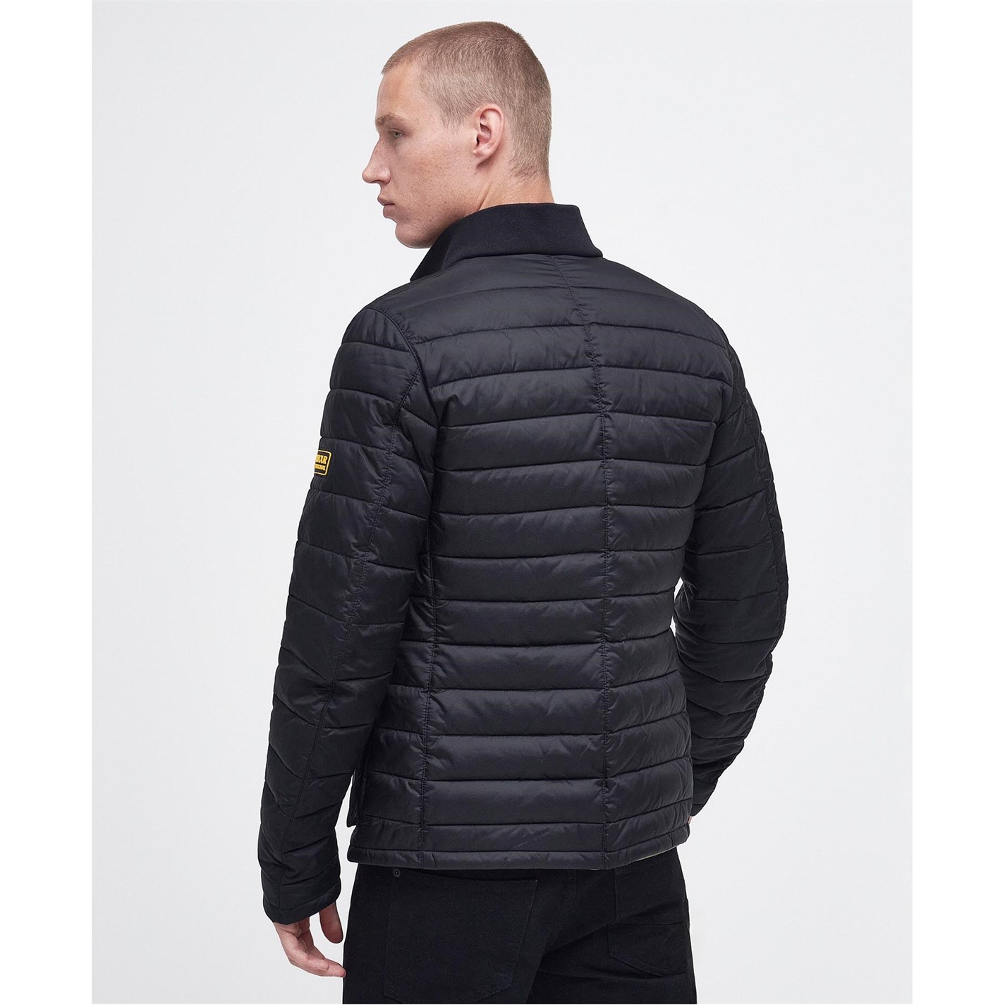 Barbour International | Re-Ariel Quilted Jacket | Black | FRASERS