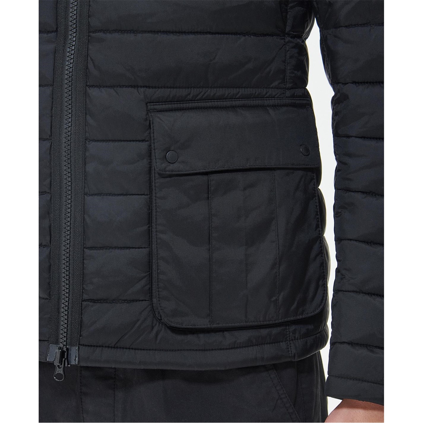 Barbour International | Re-Ariel Quilted Jacket | Black | FRASERS