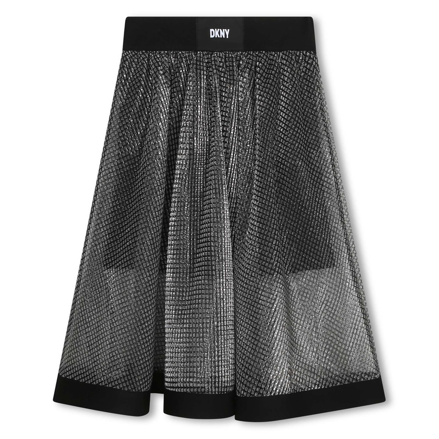 DKNY | A-Line Mesh Skirt Juniors | Silver 016 | FRASERS