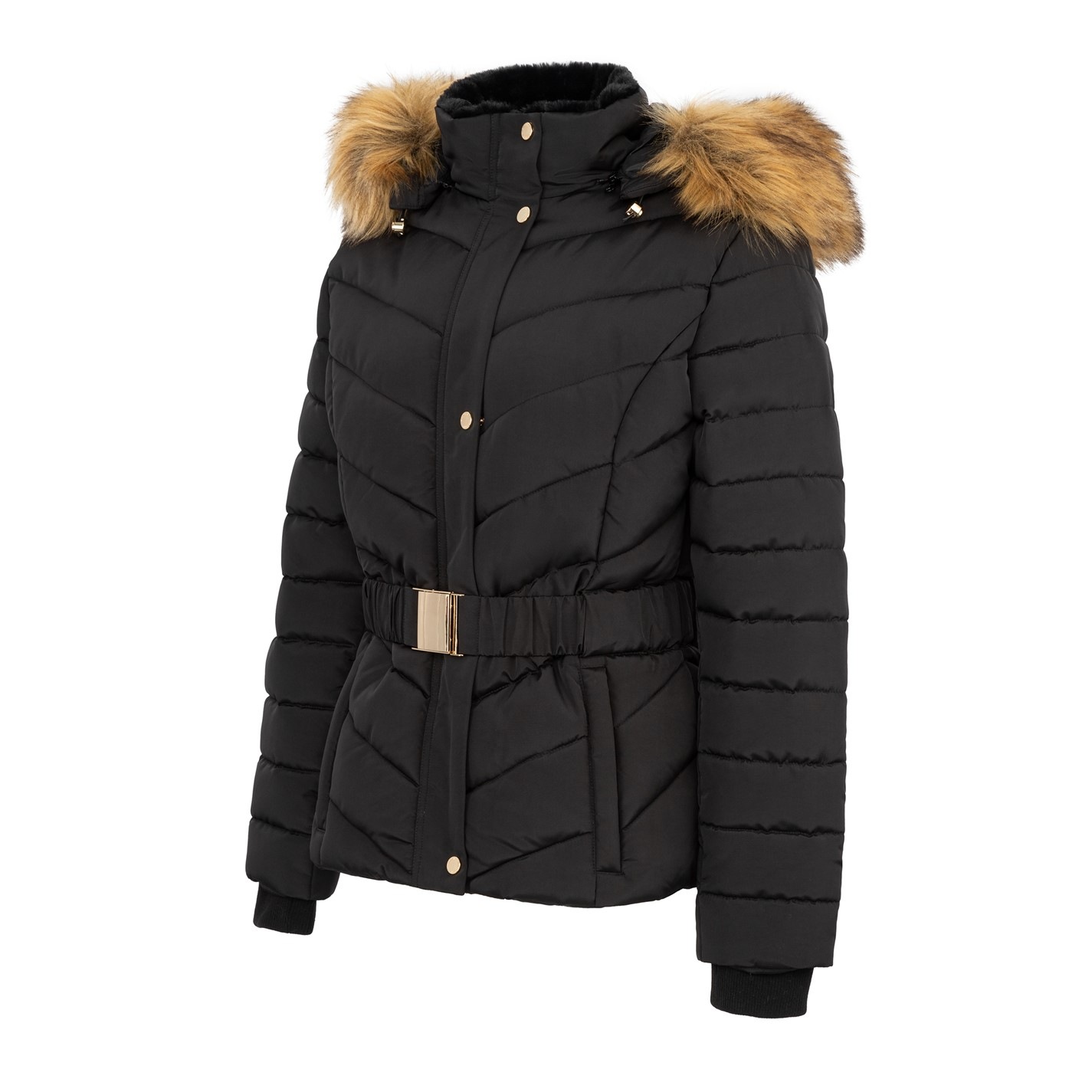 Firetrap | Belt Bubble Jacket Womens | Puffer Jackets - Heavyweight ...