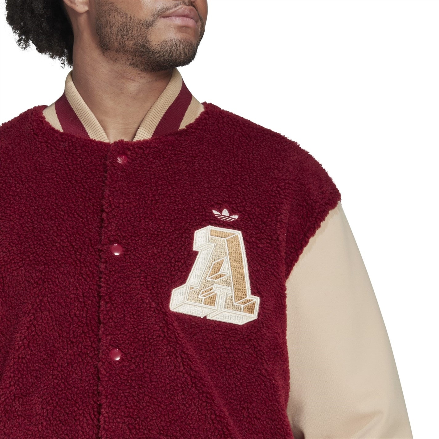 adidas | Varsity Jacket Mens | Legacy Burgundy | FRASERS