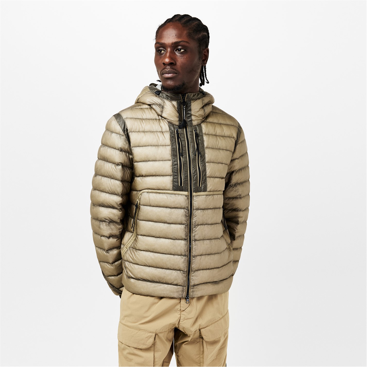 CP COMPANY | D.D. Shell Goggle Down Jacket | Short Puffer Jackets | FRASERS
