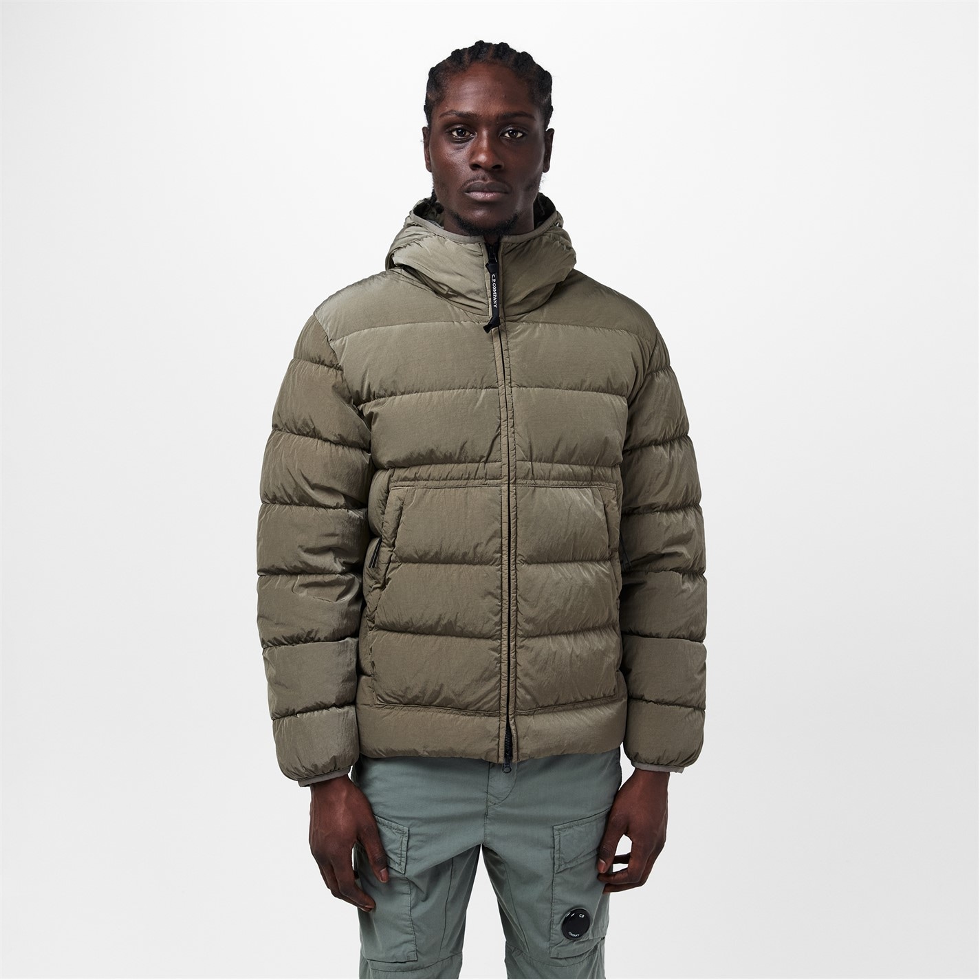CP COMPANY | Chrome-R Goggle Down Jacket | Short Puffer Jackets | FRASERS