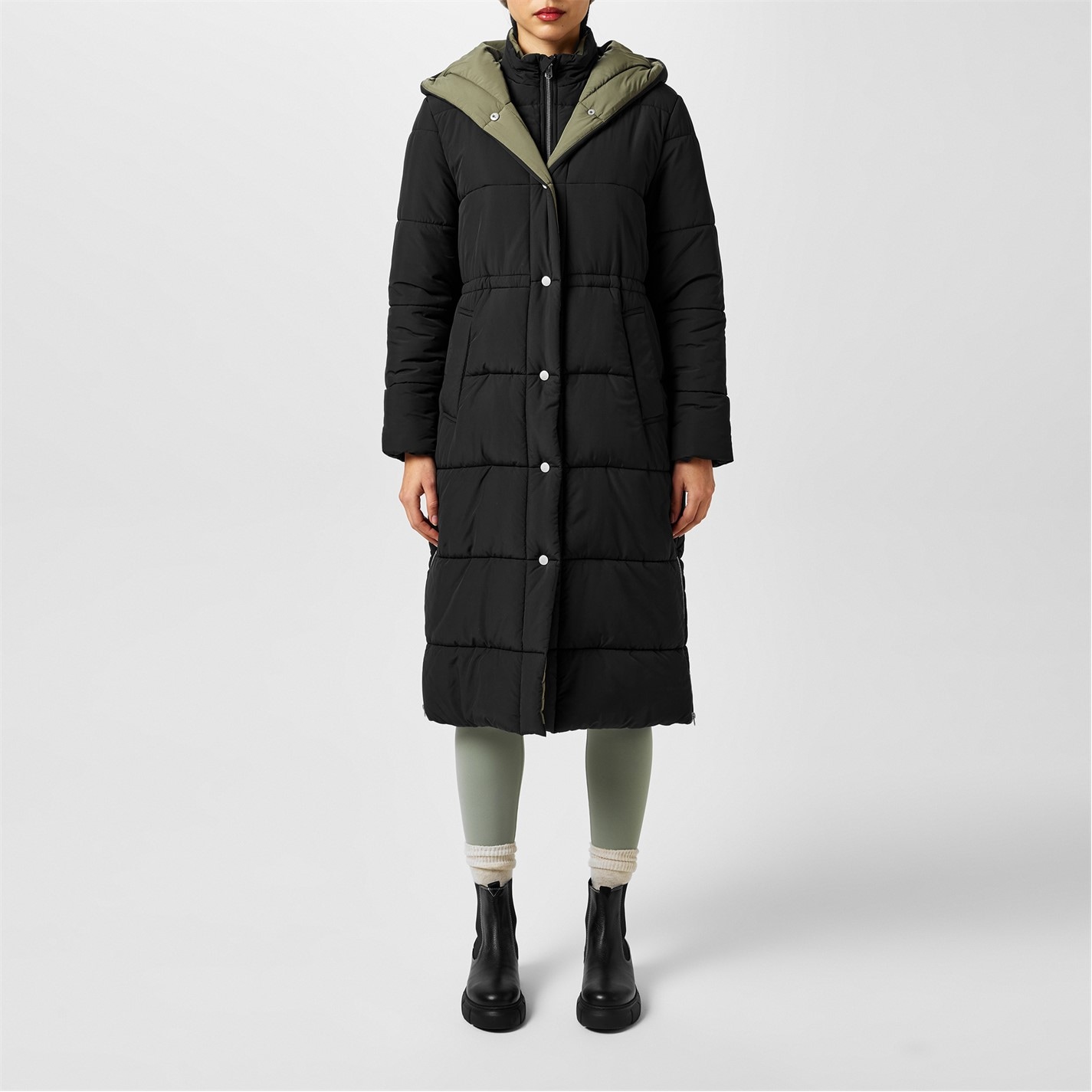 French Connection | Auden Double Front Puffer Coat | Blackout | FRASERS