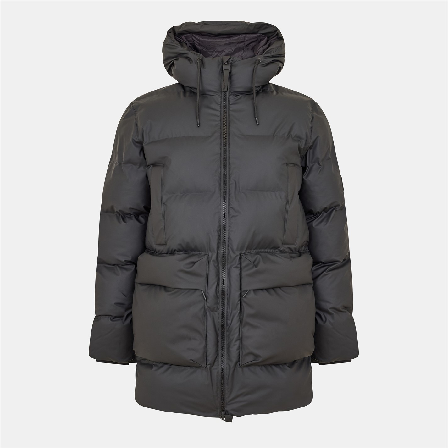 Rains | Alta Long Puffer Cargo Jacket | Short Puffer Jackets | FRASERS