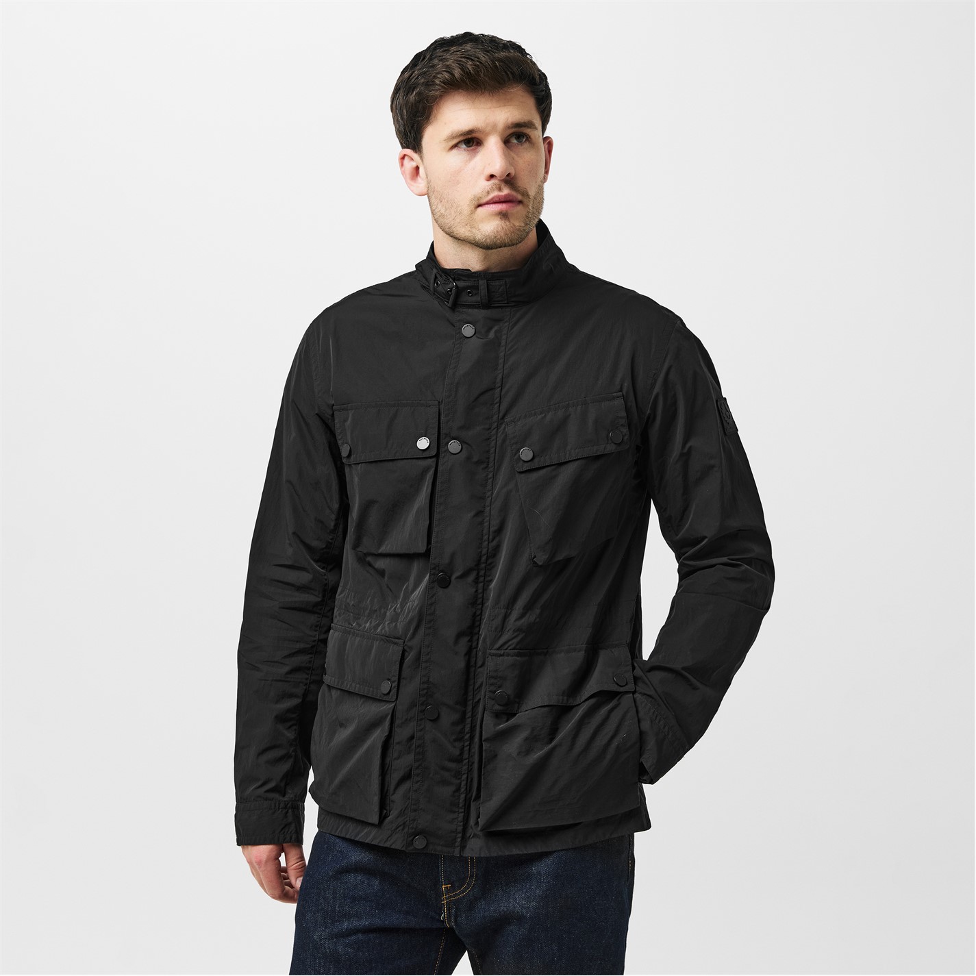 BELSTAFF | Service Fieldmaster Jacket | Black Nylon | FRASERS