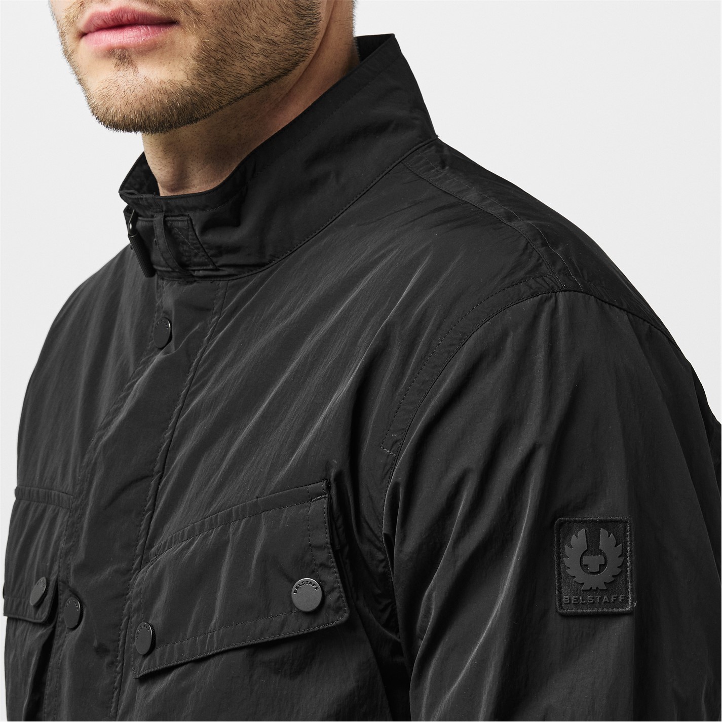 BELSTAFF | Service Fieldmaster Jacket | Black Nylon | FRASERS