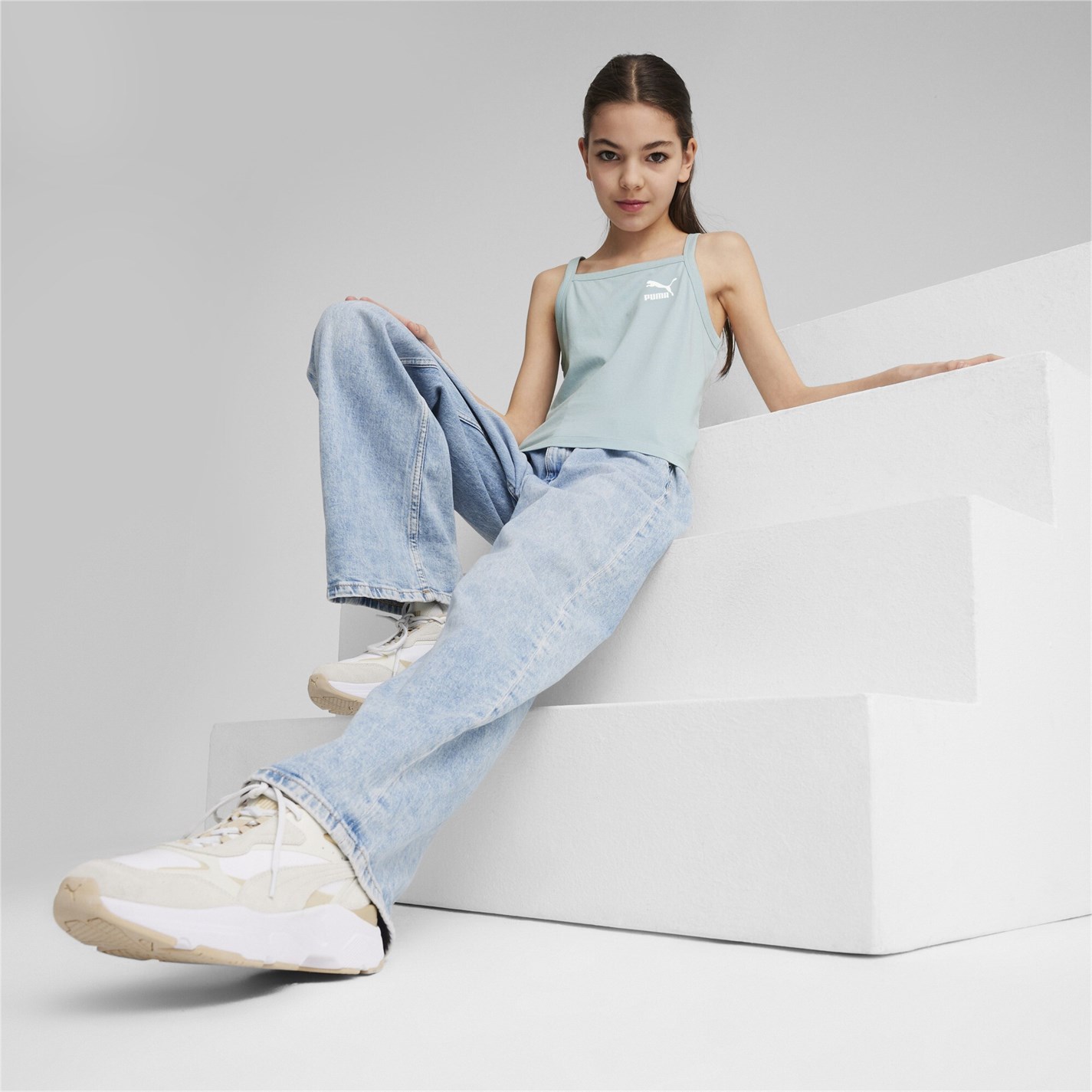 Puma | Classics Tank G Vest Girls | Tank Tops | FRASERS