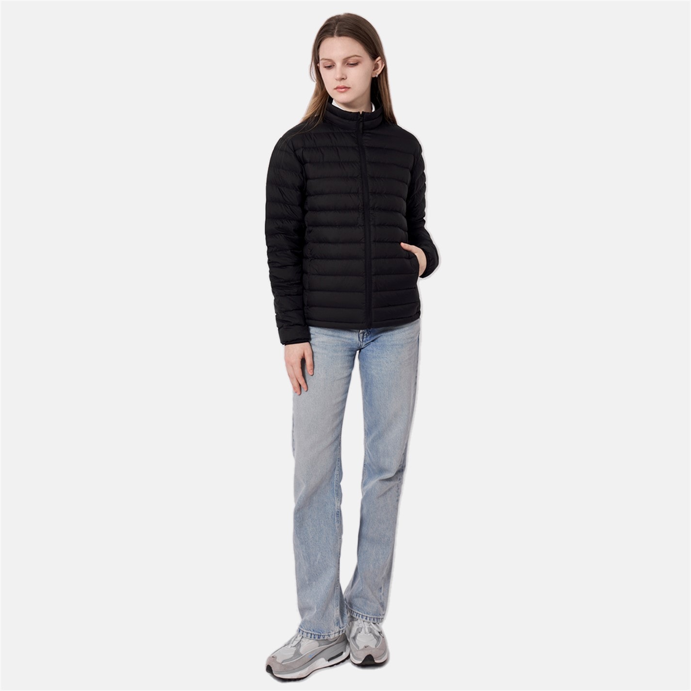 Firetrap | Ladies Packable Light Weight Down Puffer Jacket | Black ...