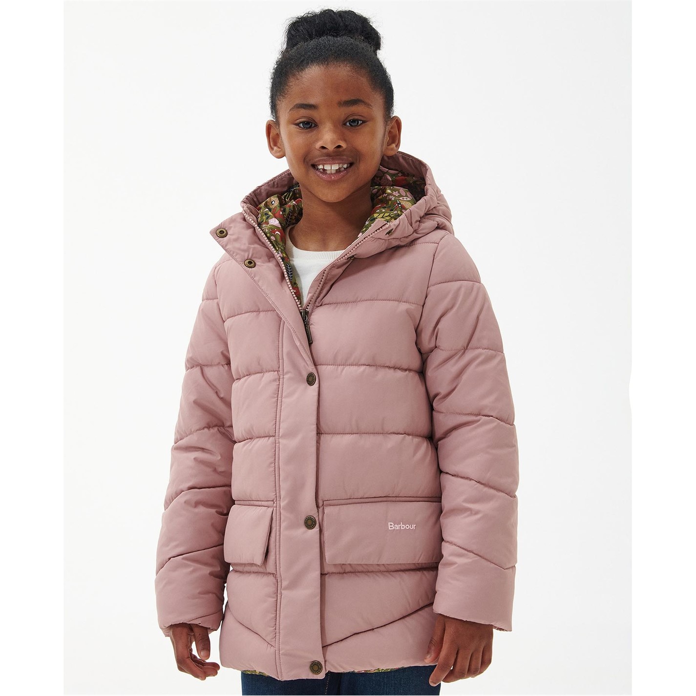 Barbour | Girls' Bracken Quilted Jacket | Short Puffer Jackets | FRASERS