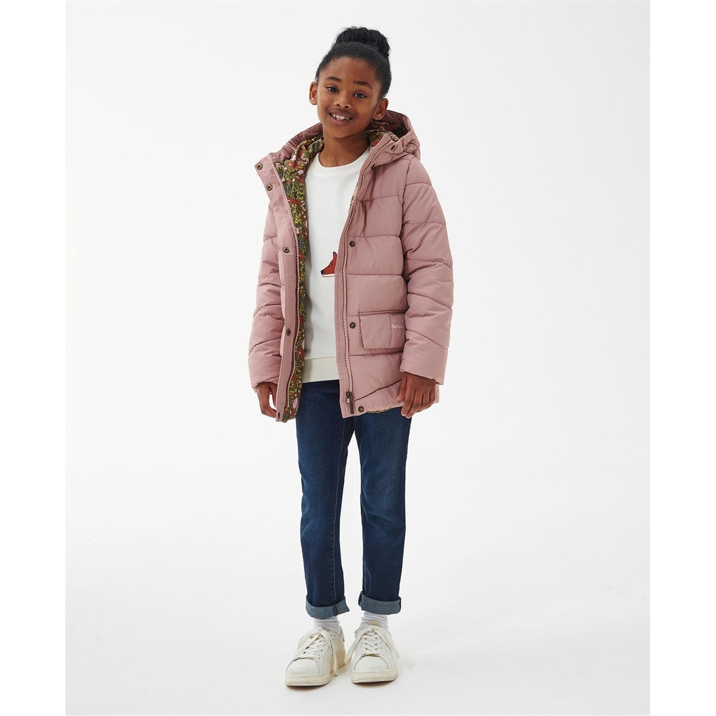 Barbour | Girls' Bracken Quilted Jacket | Short Puffer Jackets | FRASERS